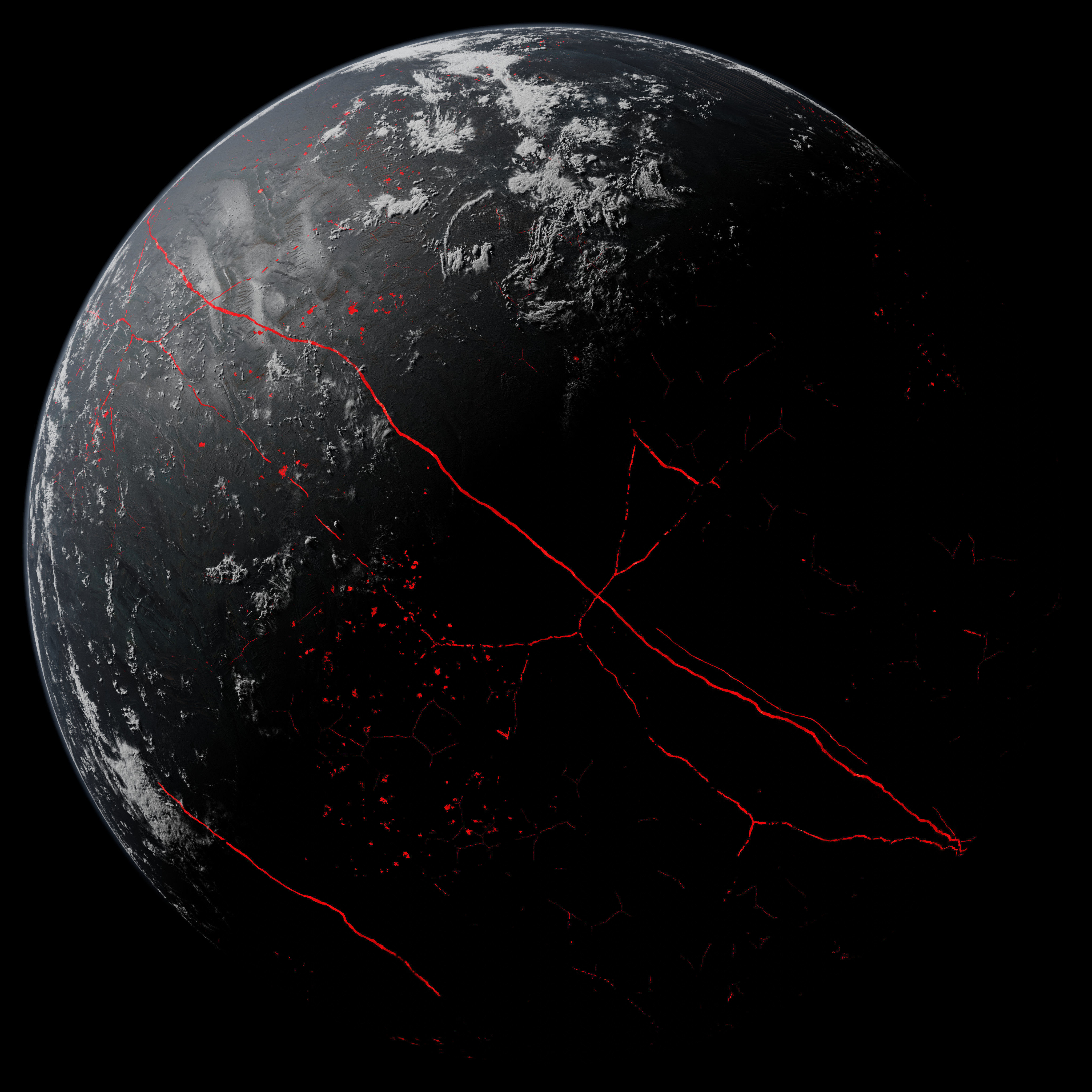 Volcanic Planet 06 - 4k free 3D model | CGTrader