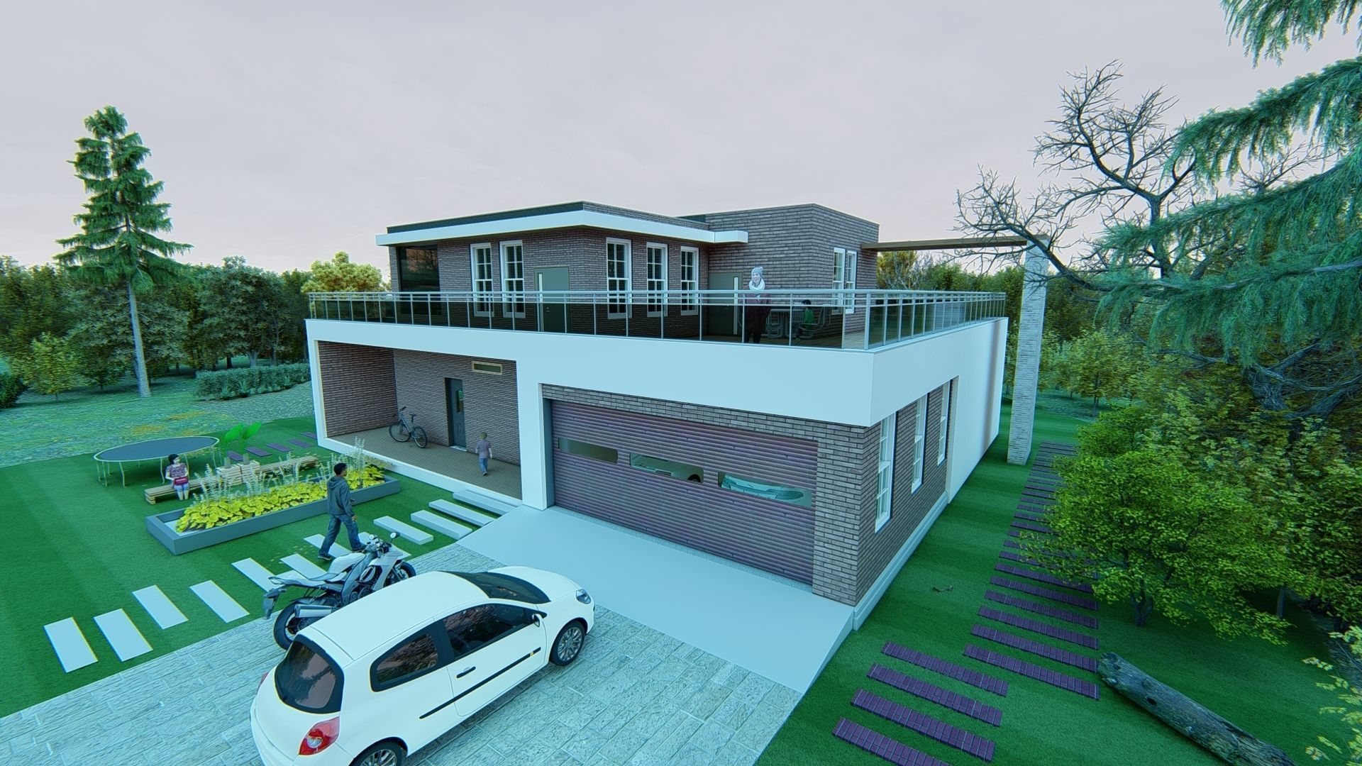 Single Family Home 3D model animated | CGTrader