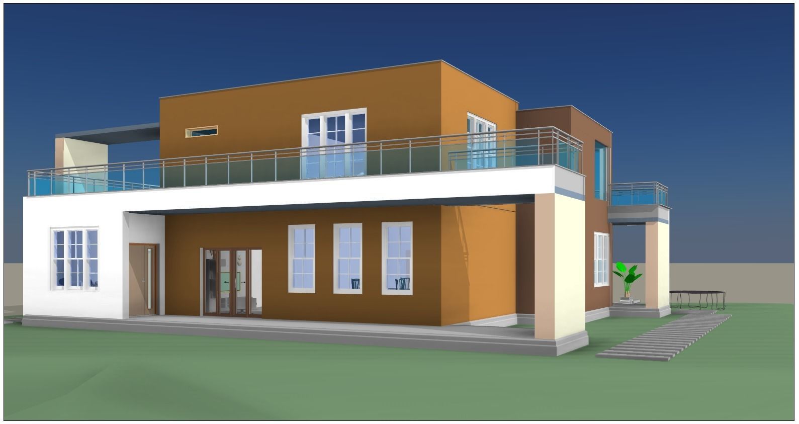 Single Family Home 3D model animated | CGTrader
