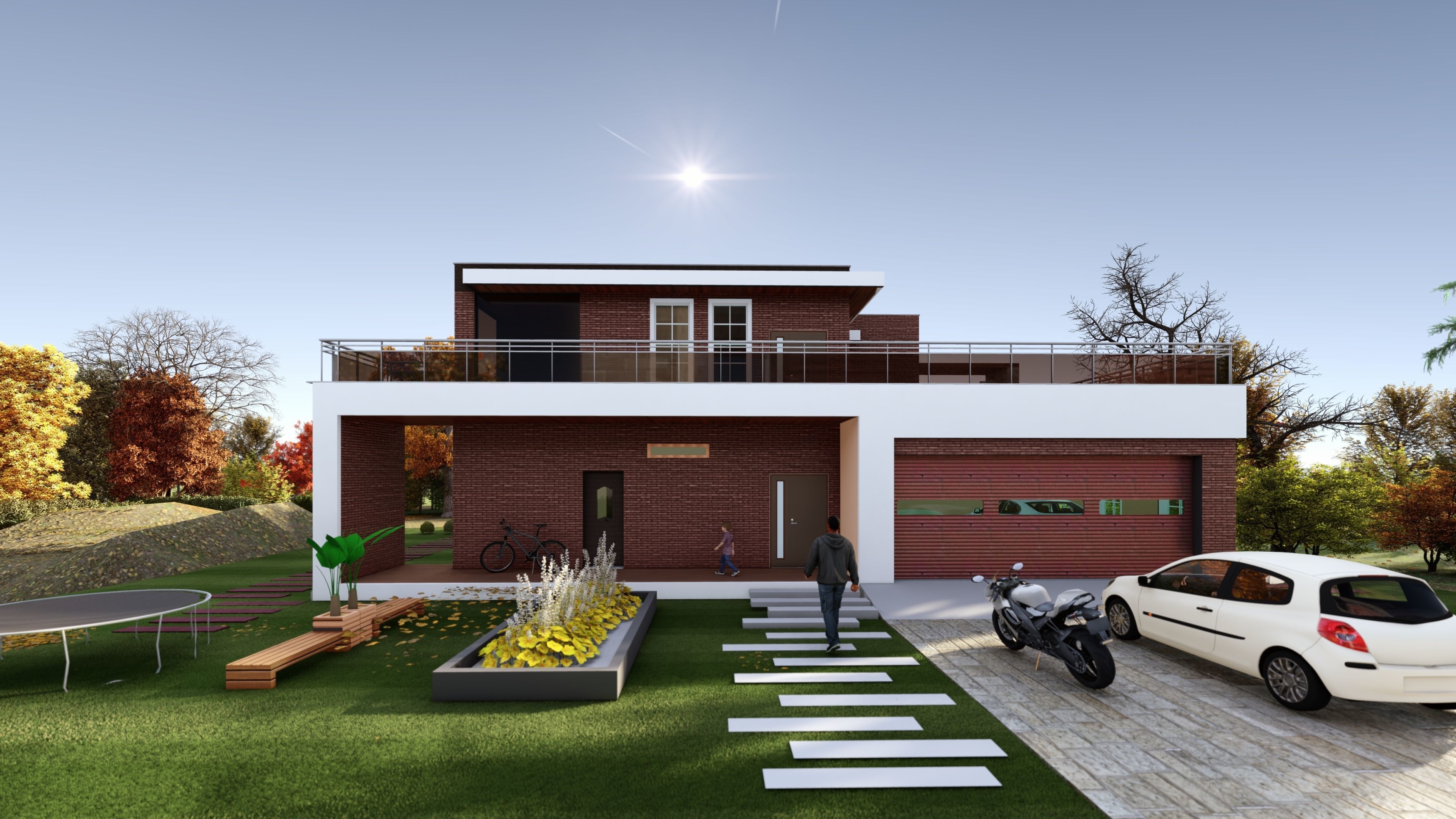 Single Family Home 3D model animated | CGTrader