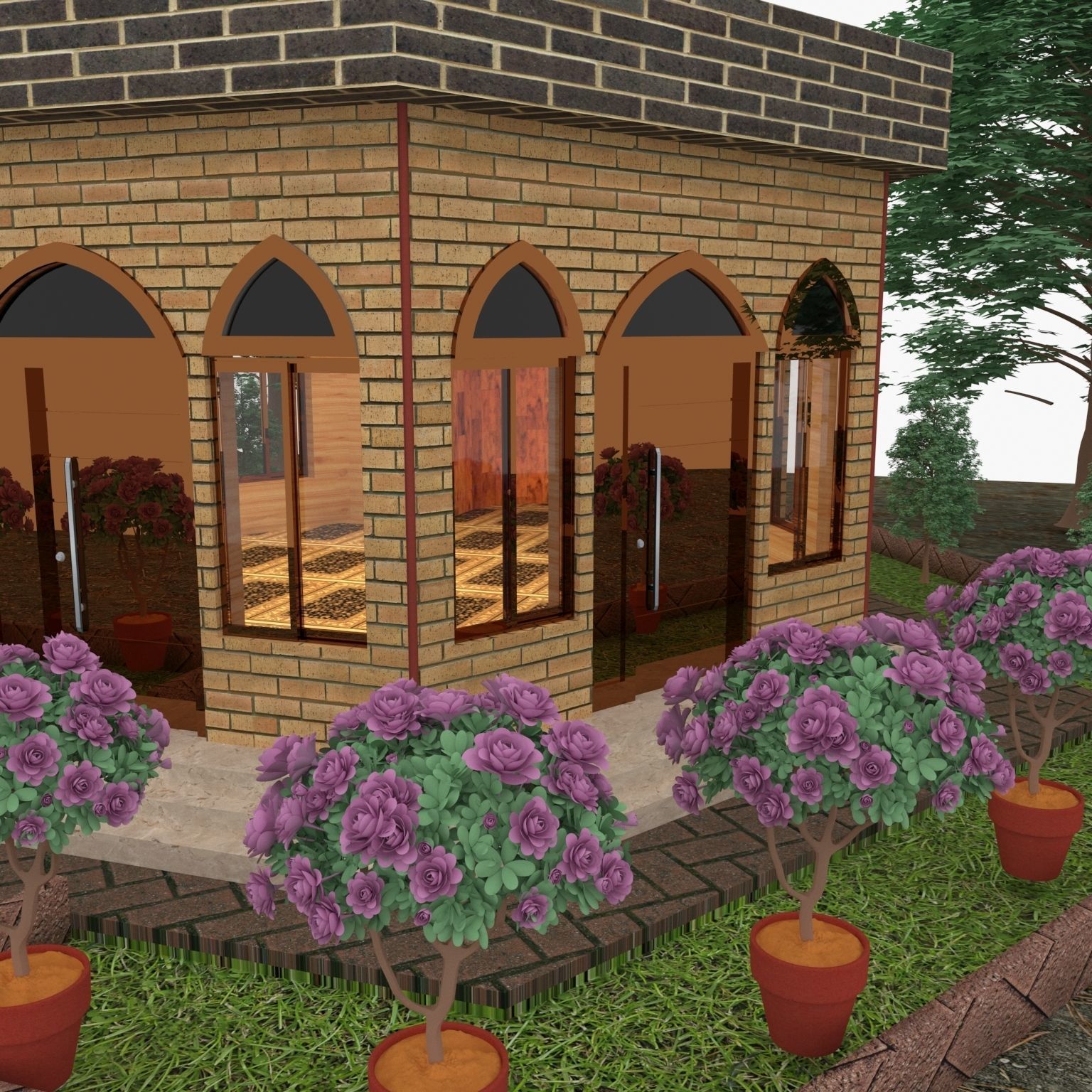 MOSQUE BEAUTIFUL 3D PLAN free 3D model | CGTrader