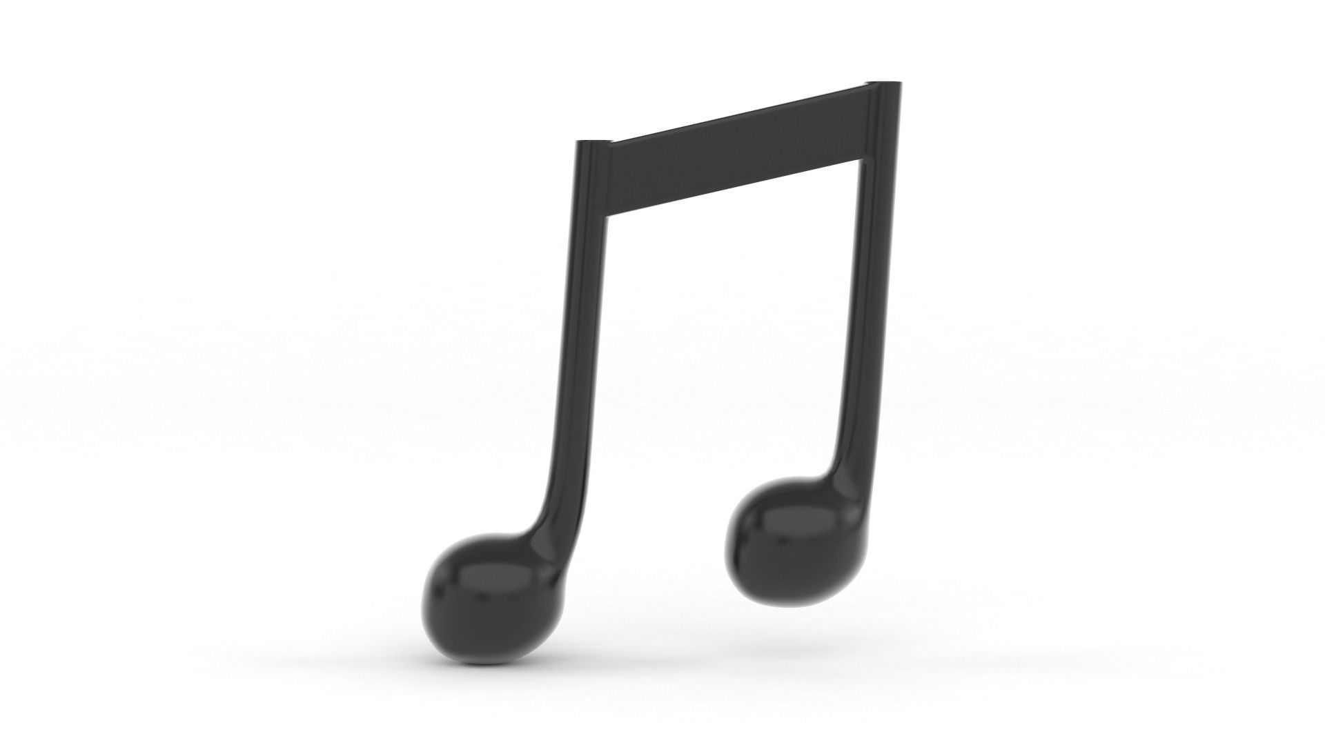 Music Notes 3D model | CGTrader