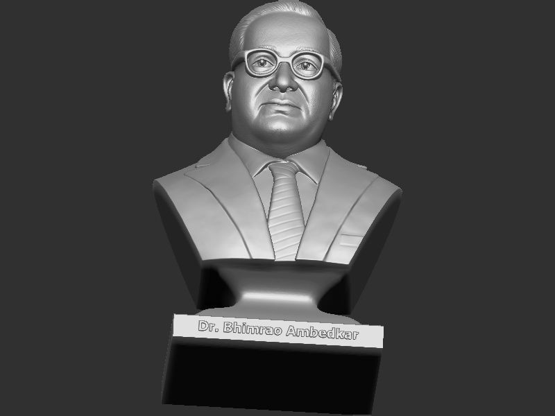 Dr Bhimrao Ambedkar 3D model 3D printable | CGTrader