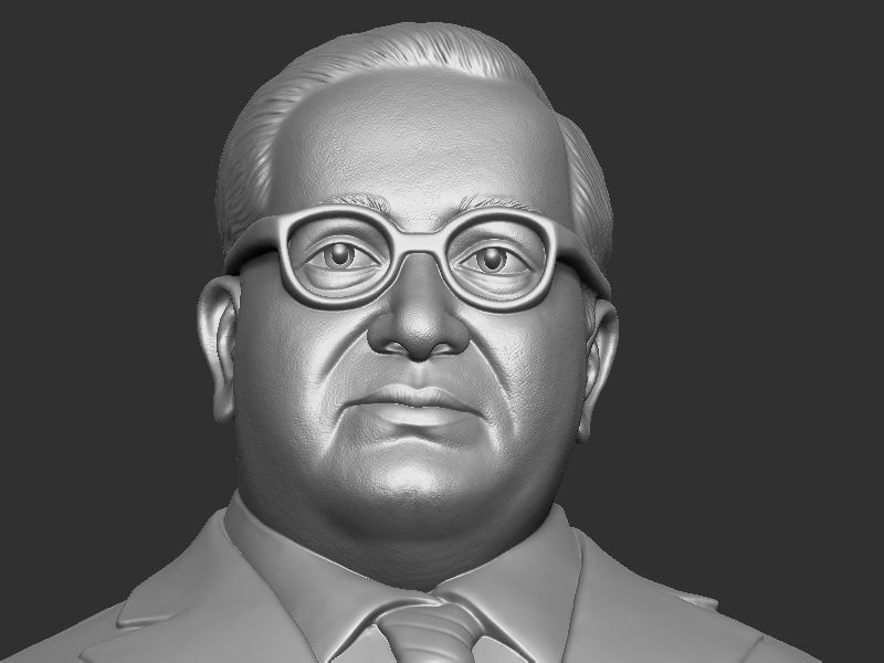 Dr Bhimrao Ambedkar 3D model 3D printable | CGTrader