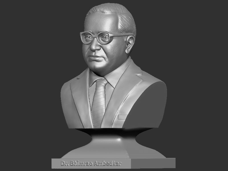 Dr Bhimrao Ambedkar 3D model 3D printable | CGTrader