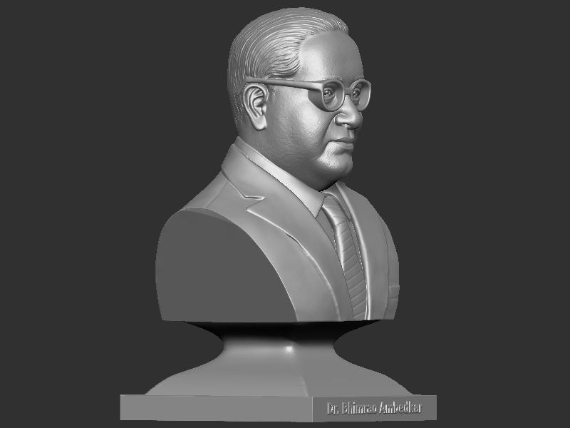Dr Bhimrao Ambedkar 3D model 3D printable | CGTrader