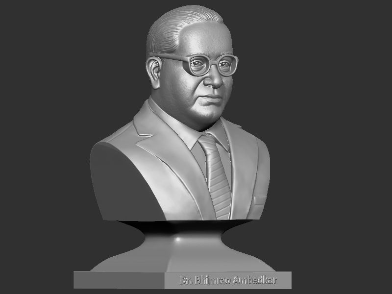 Dr Bhimrao Ambedkar 3D model 3D printable | CGTrader