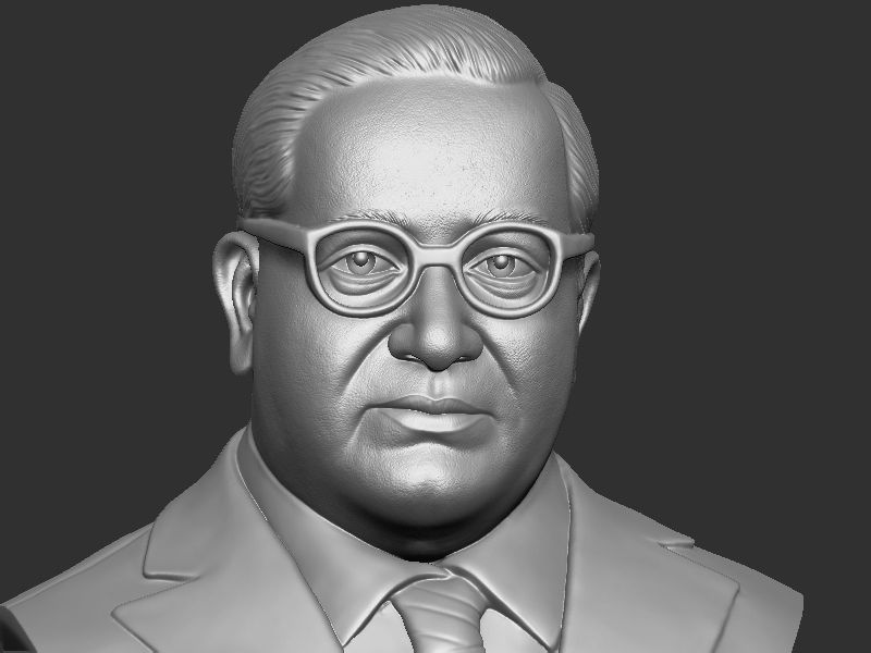 Dr Bhimrao Ambedkar 3D model 3D printable | CGTrader