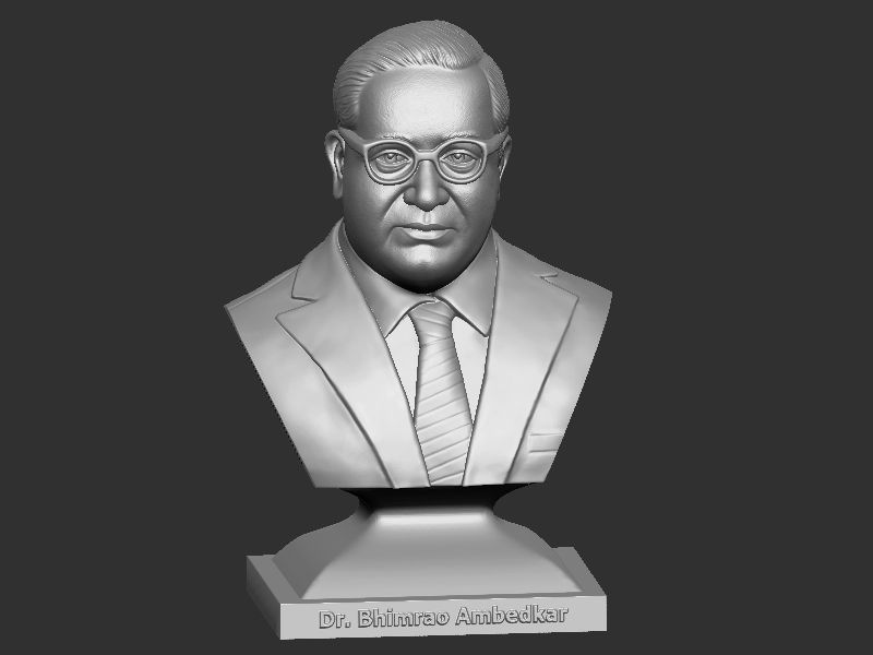 Dr Bhimrao Ambedkar 3D model 3D printable | CGTrader