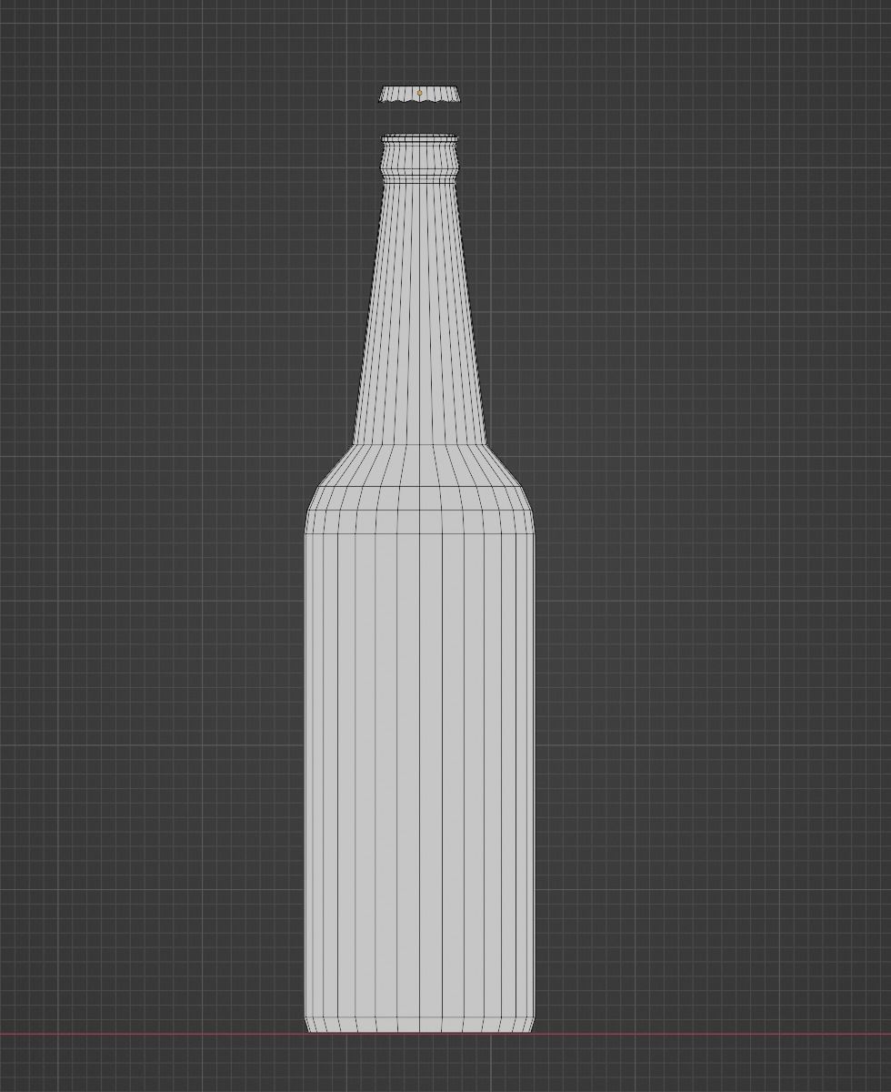 3D model Heineken Glass Bottle PBR Low-poly VR / AR / low-poly | CGTrader