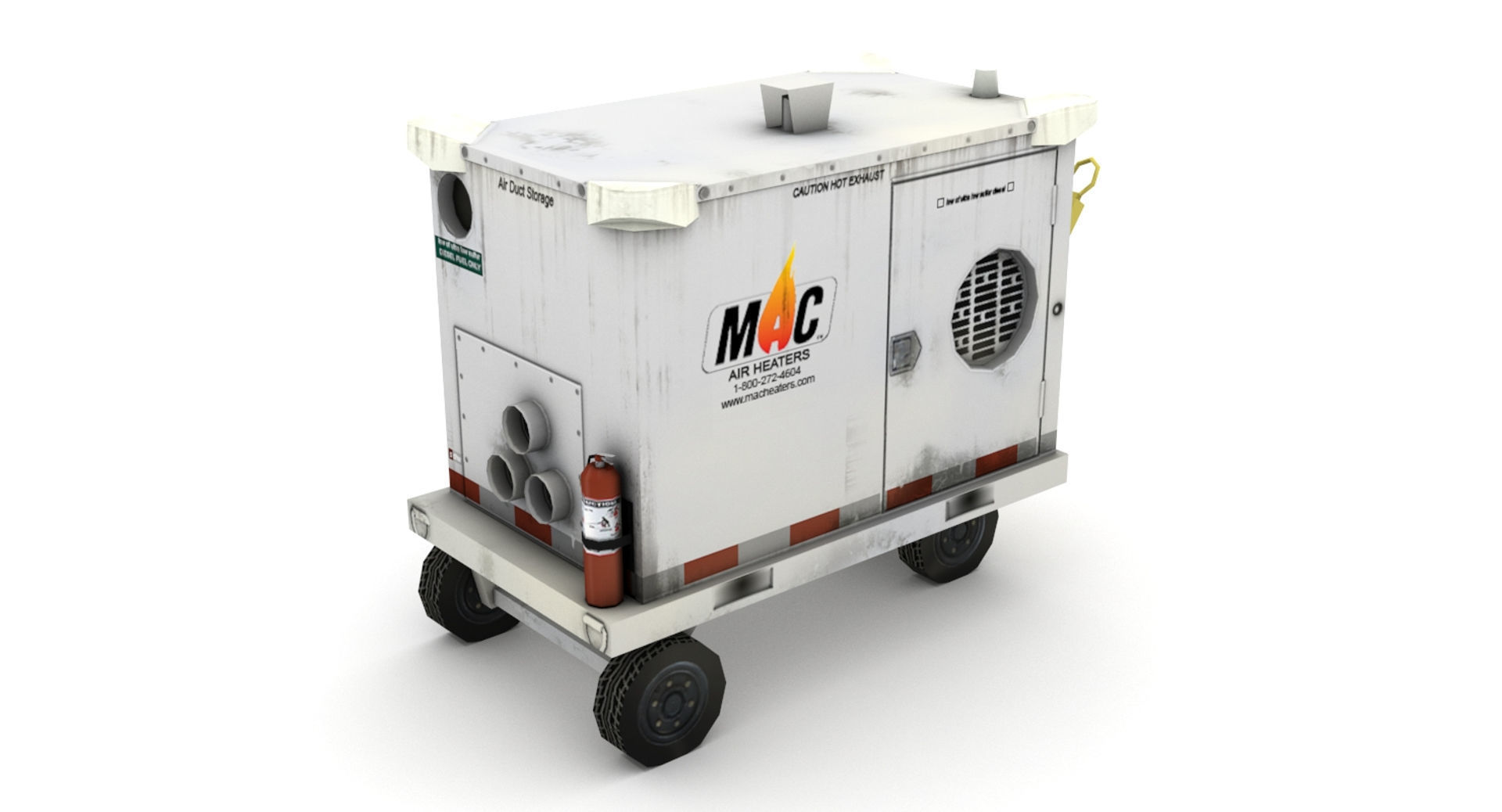 3D model MAC Heater 210HC VR / AR / low-poly | CGTrader
