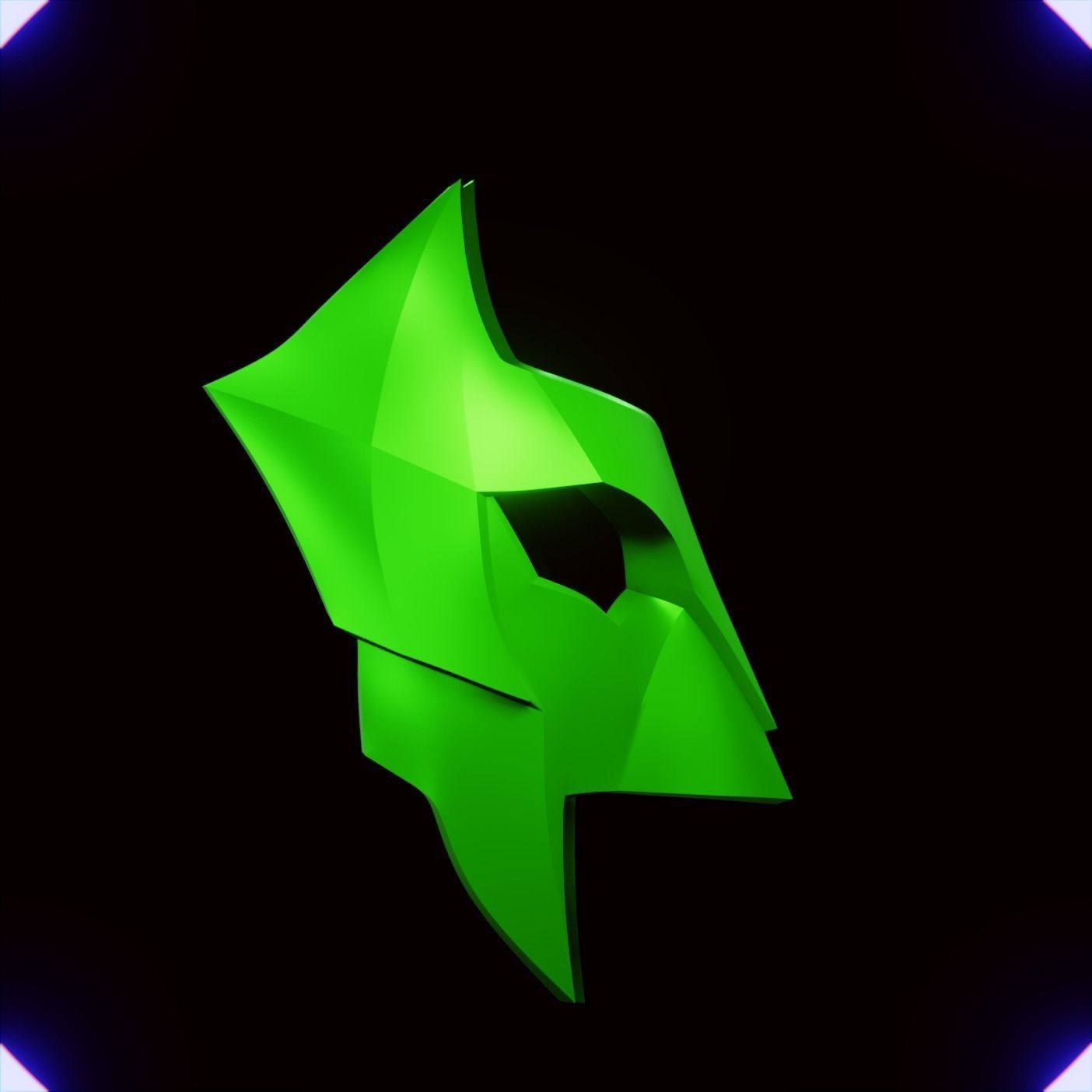 GREEN LANTERN KYLE RAYNER PARALLAX HAL JORDAN MASK 3D model 3D ...