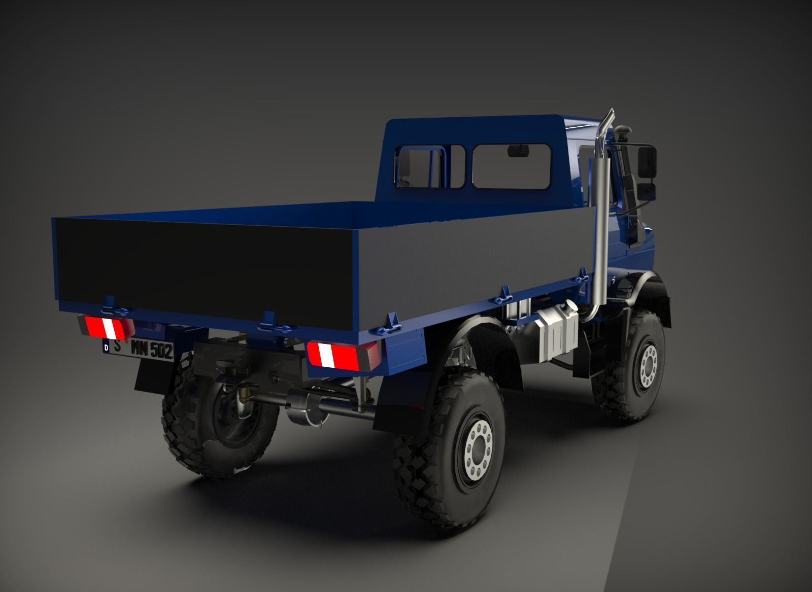 MERCEDES BENZ-UNIMOG 3D model 3D model | CGTrader