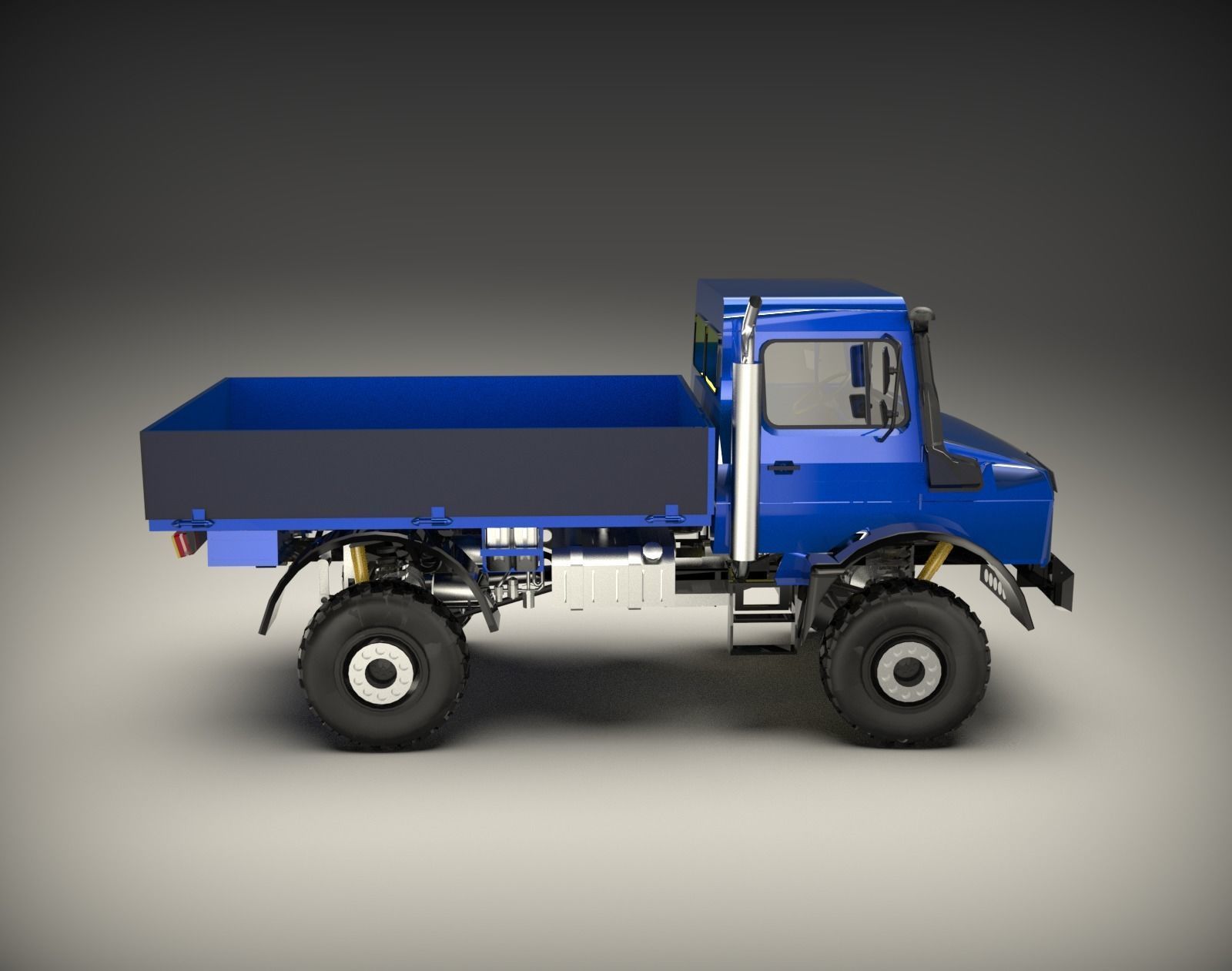 MERCEDES BENZ-UNIMOG 3D model 3D model | CGTrader