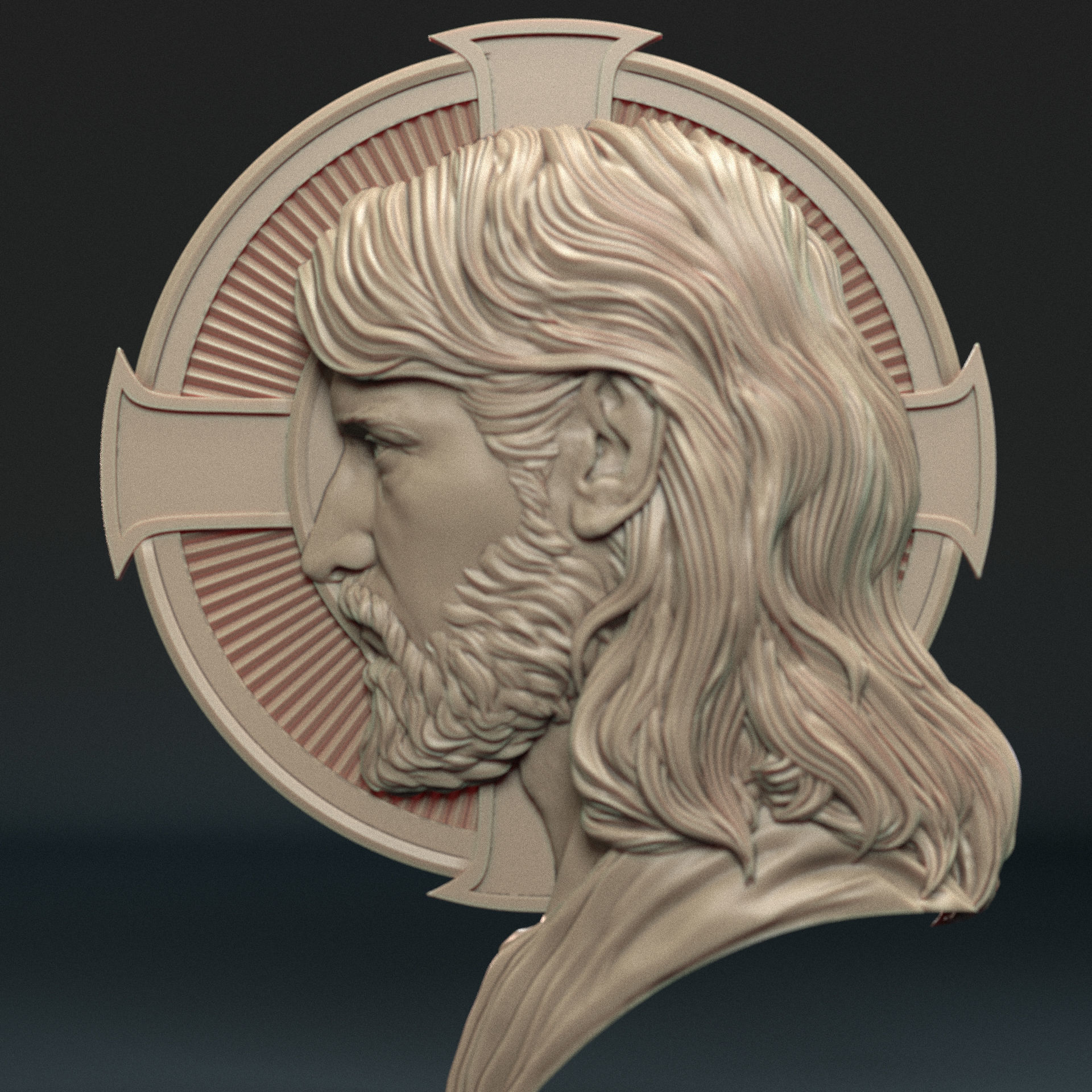 Jesus Relief 05 3D model 3D printable | CGTrader