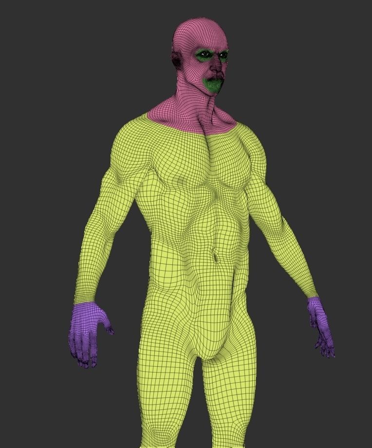 3D model Full male Body VR / AR / low-poly | CGTrader