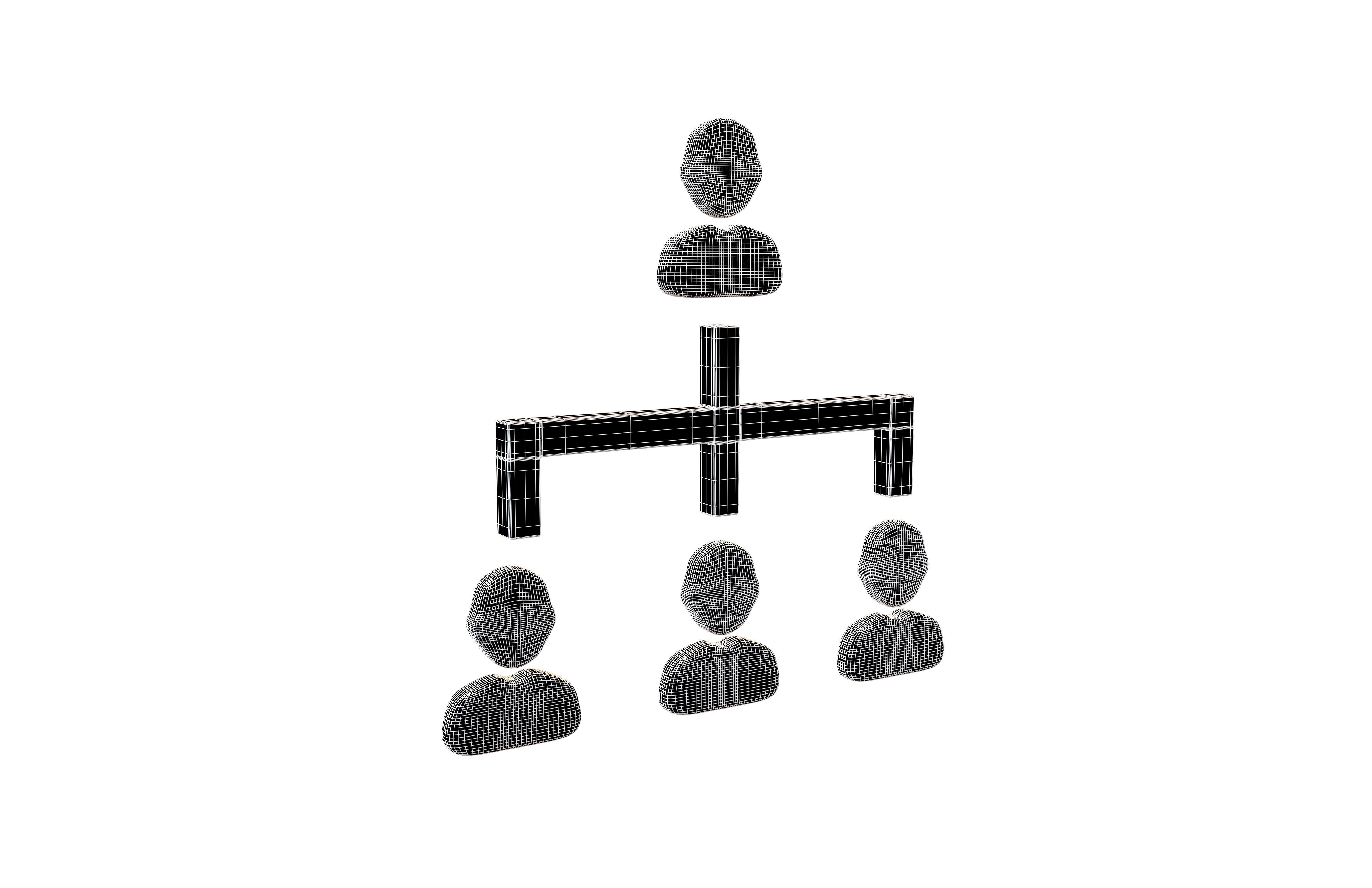 3D model Organization Icon v2 001 VR / AR / low-poly | CGTrader