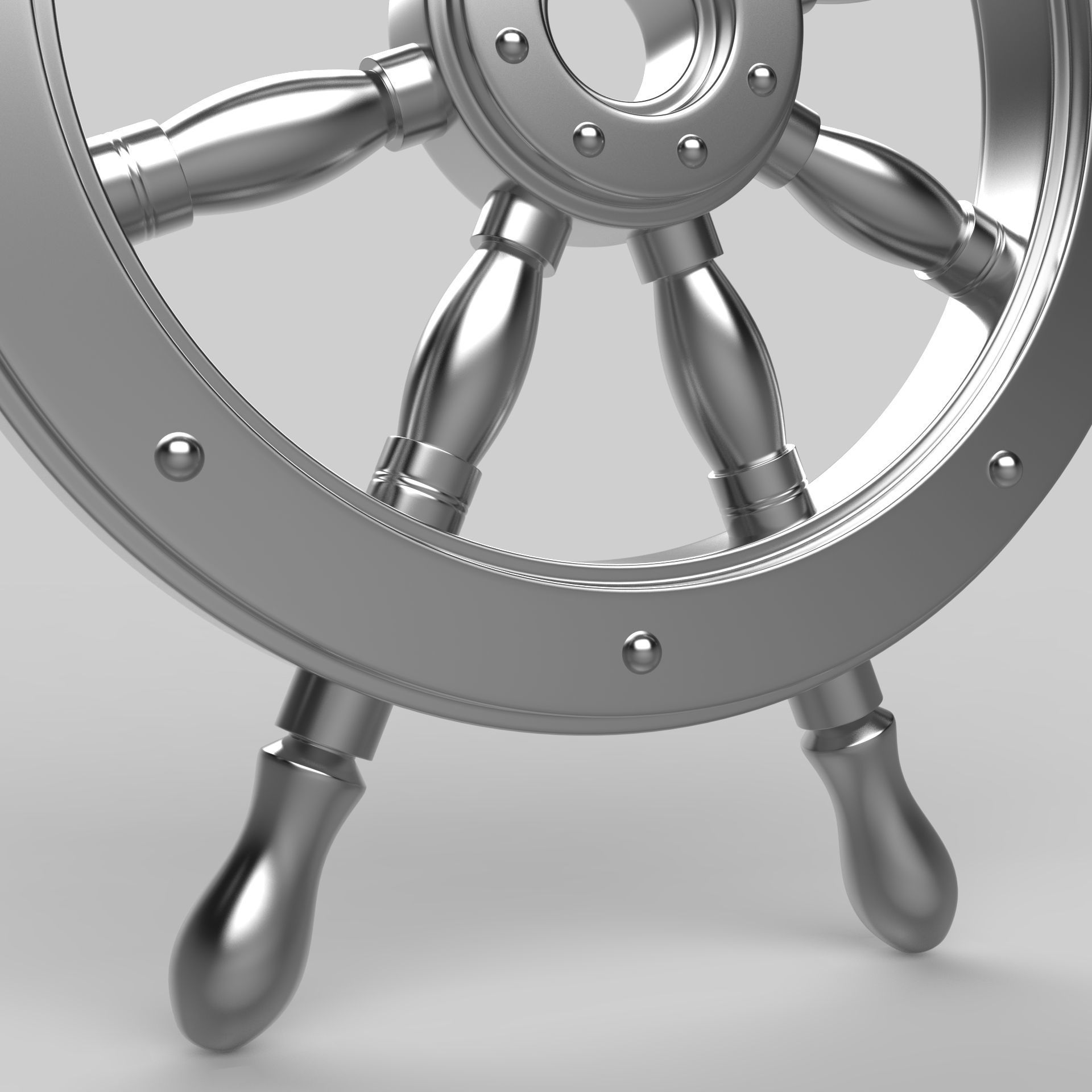 Vessel Wheel 3D model | CGTrader