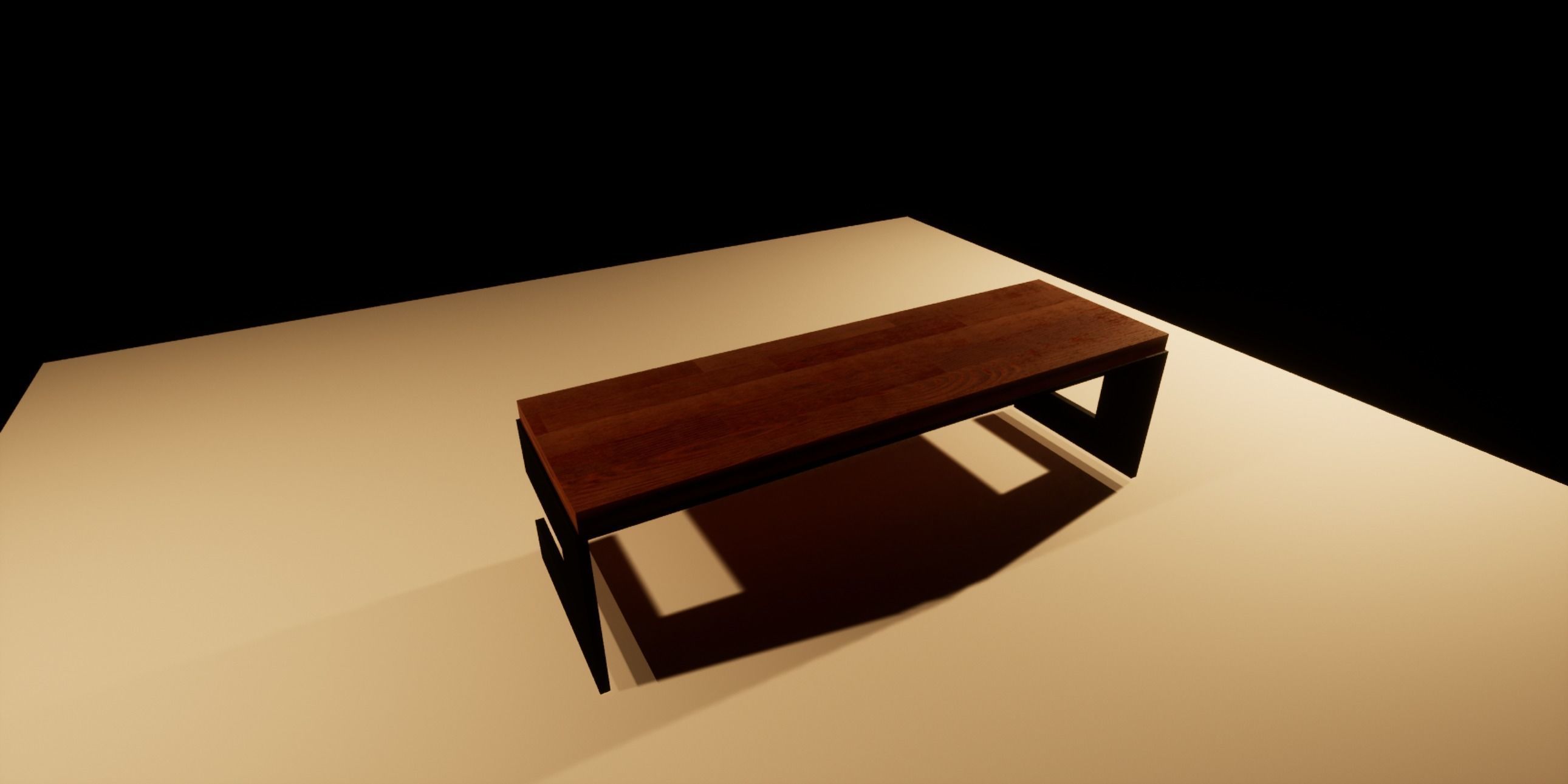 Wooden Bench 3D model 3D model | CGTrader