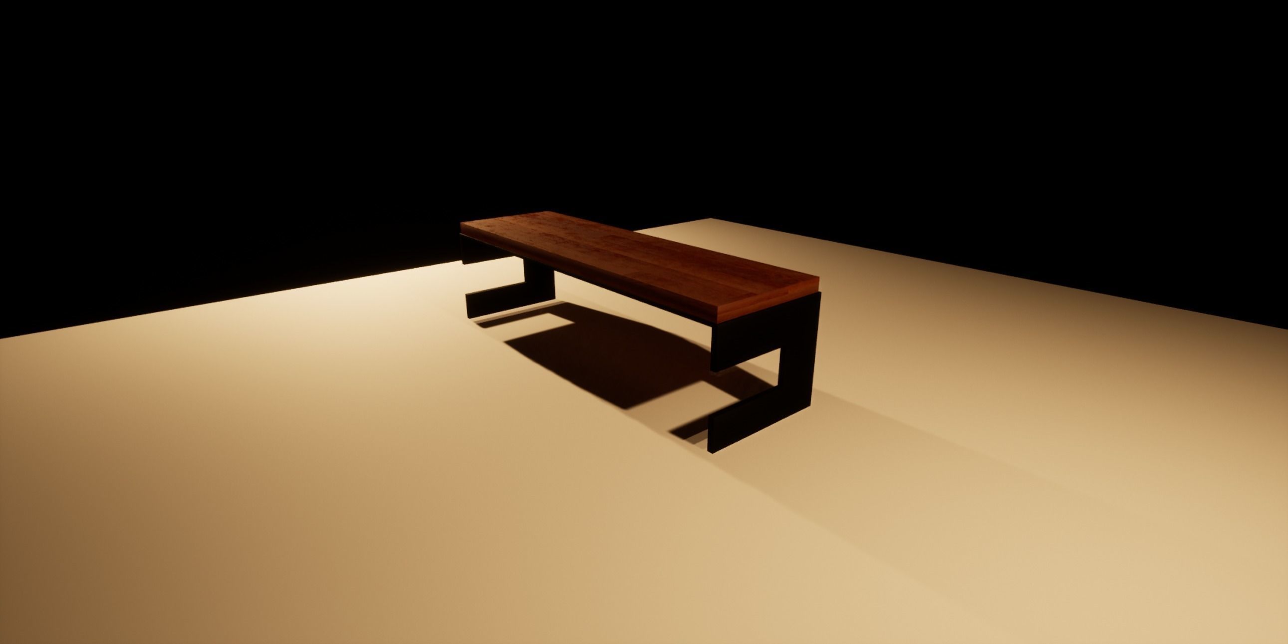 Wooden Bench 3D model 3D model | CGTrader