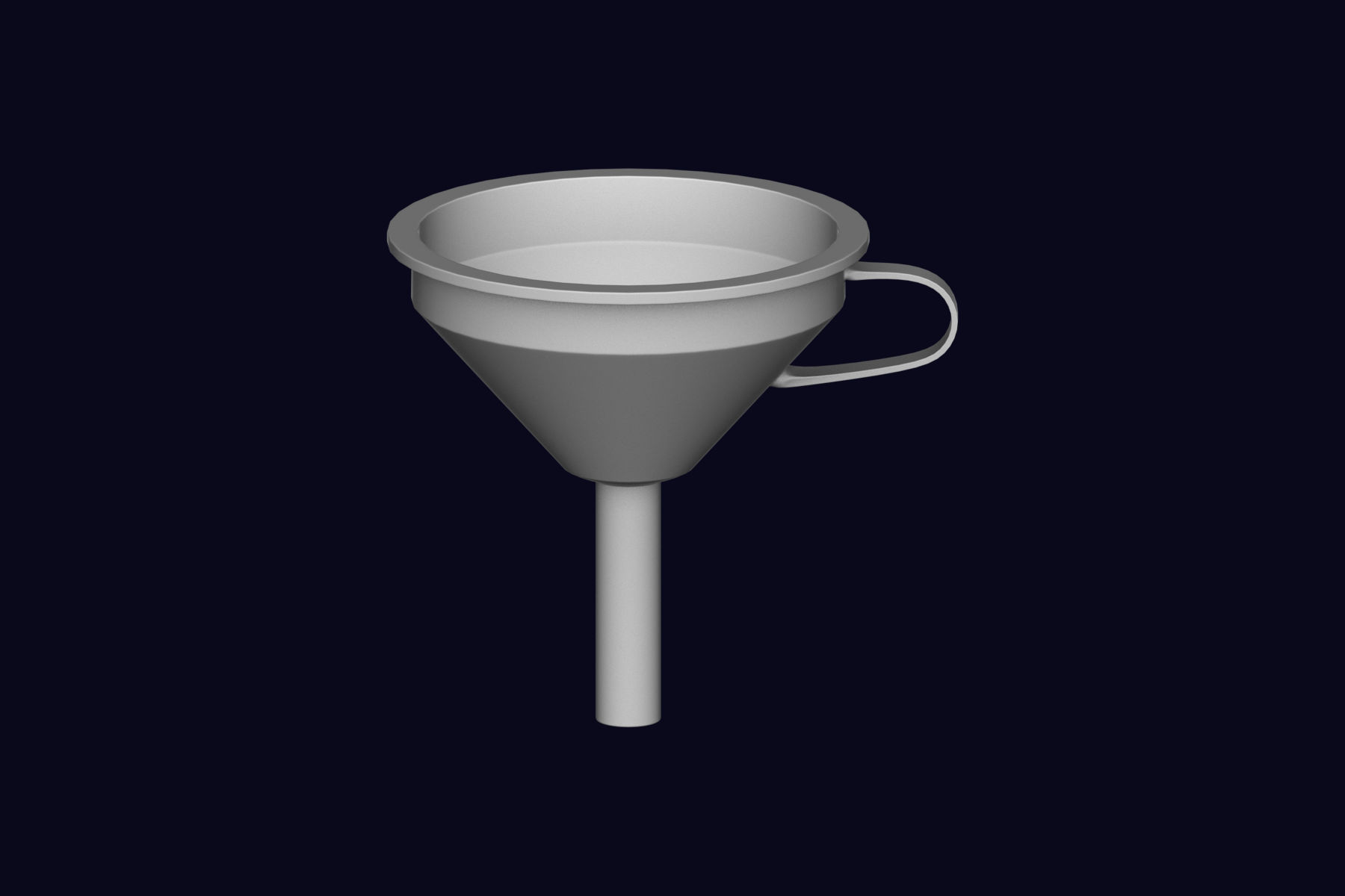 Funnel Liquid 3D model | CGTrader