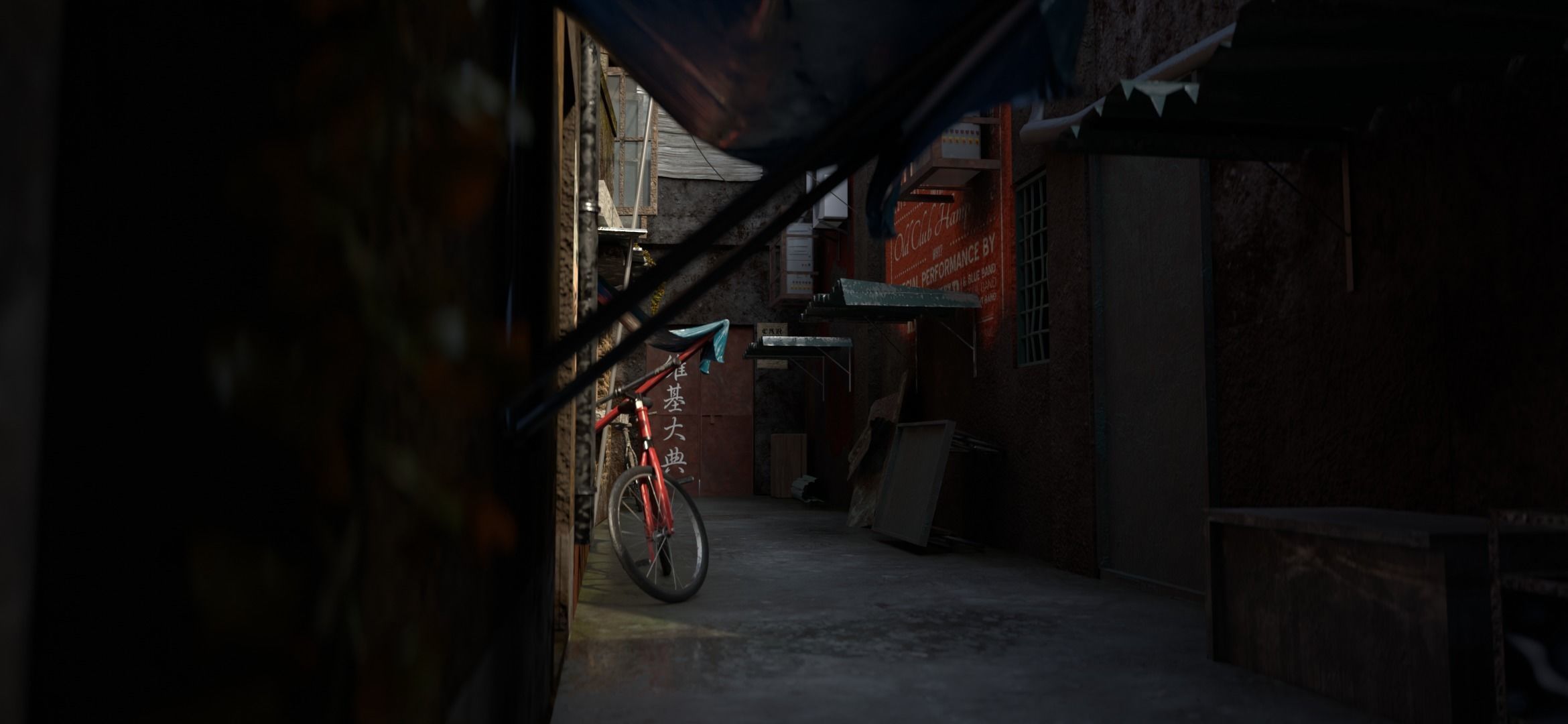 Building Old Ally houses 3D model 3D model | CGTrader