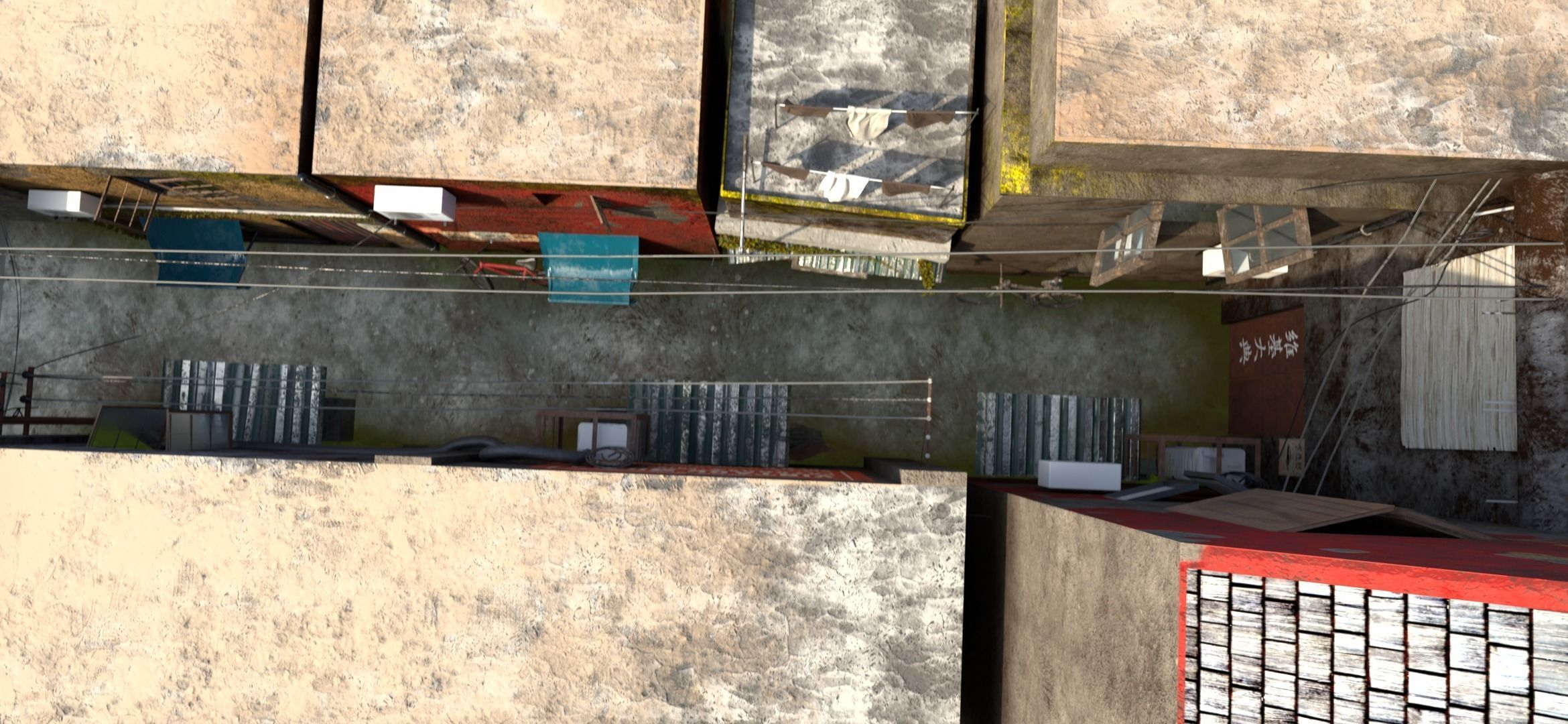 Building Old Ally houses 3D model 3D model | CGTrader