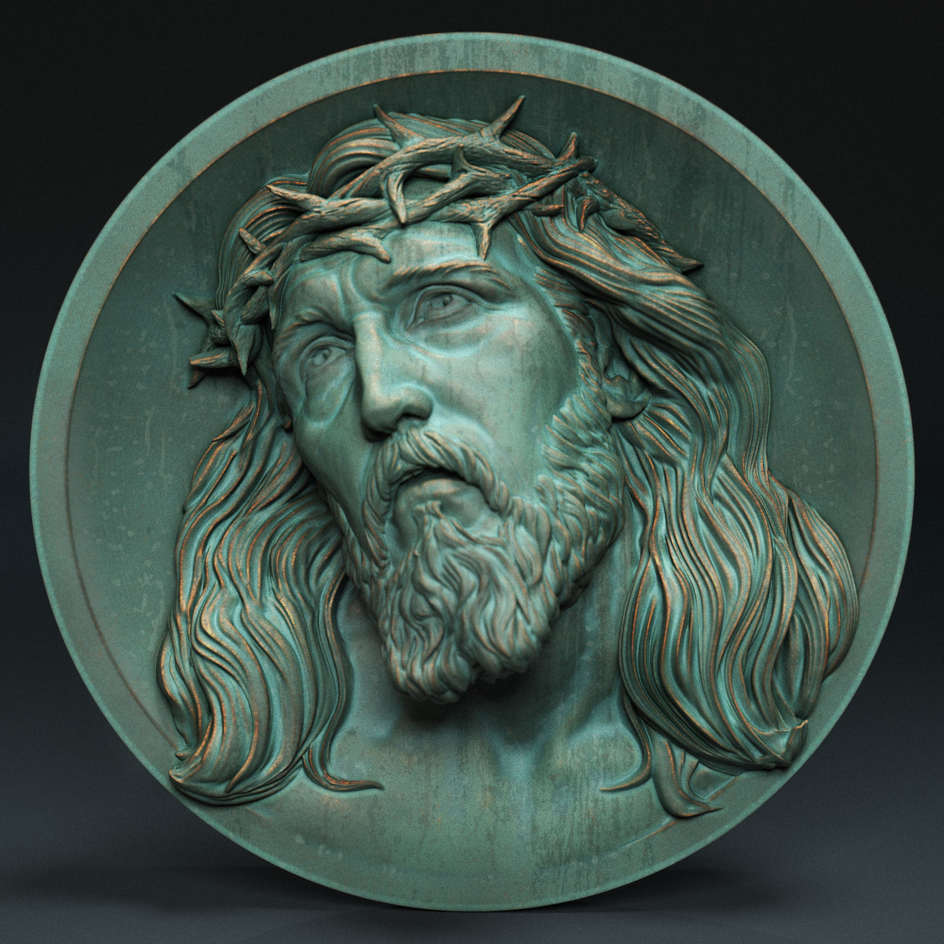 Jesus Relief 06 3D model 3D printable | CGTrader