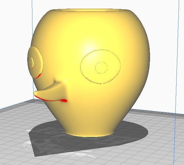 Red Pikmin Planter 3D model | CGTrader