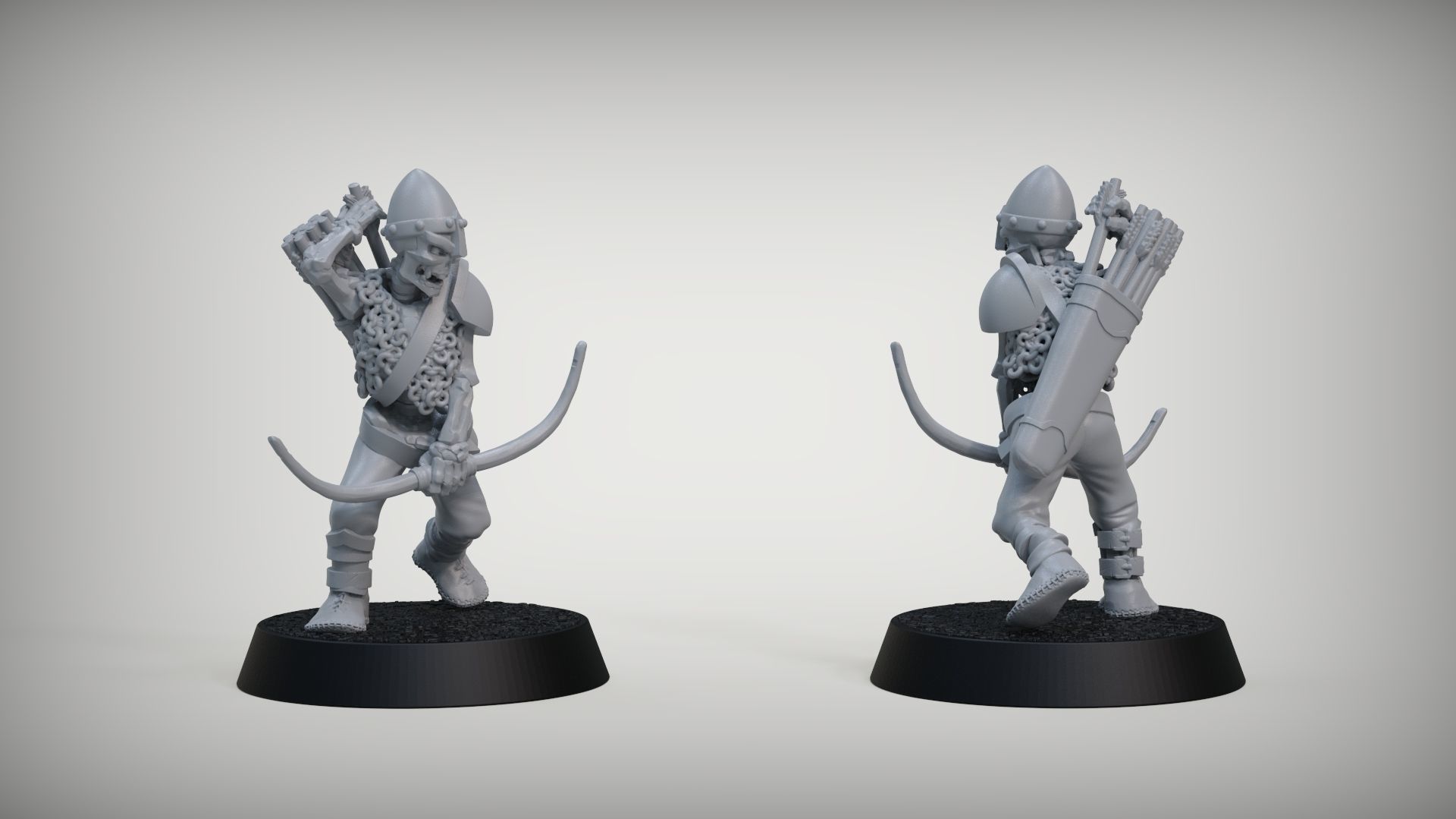 SKELETON ARCHER SQUAD 3D model | CGTrader