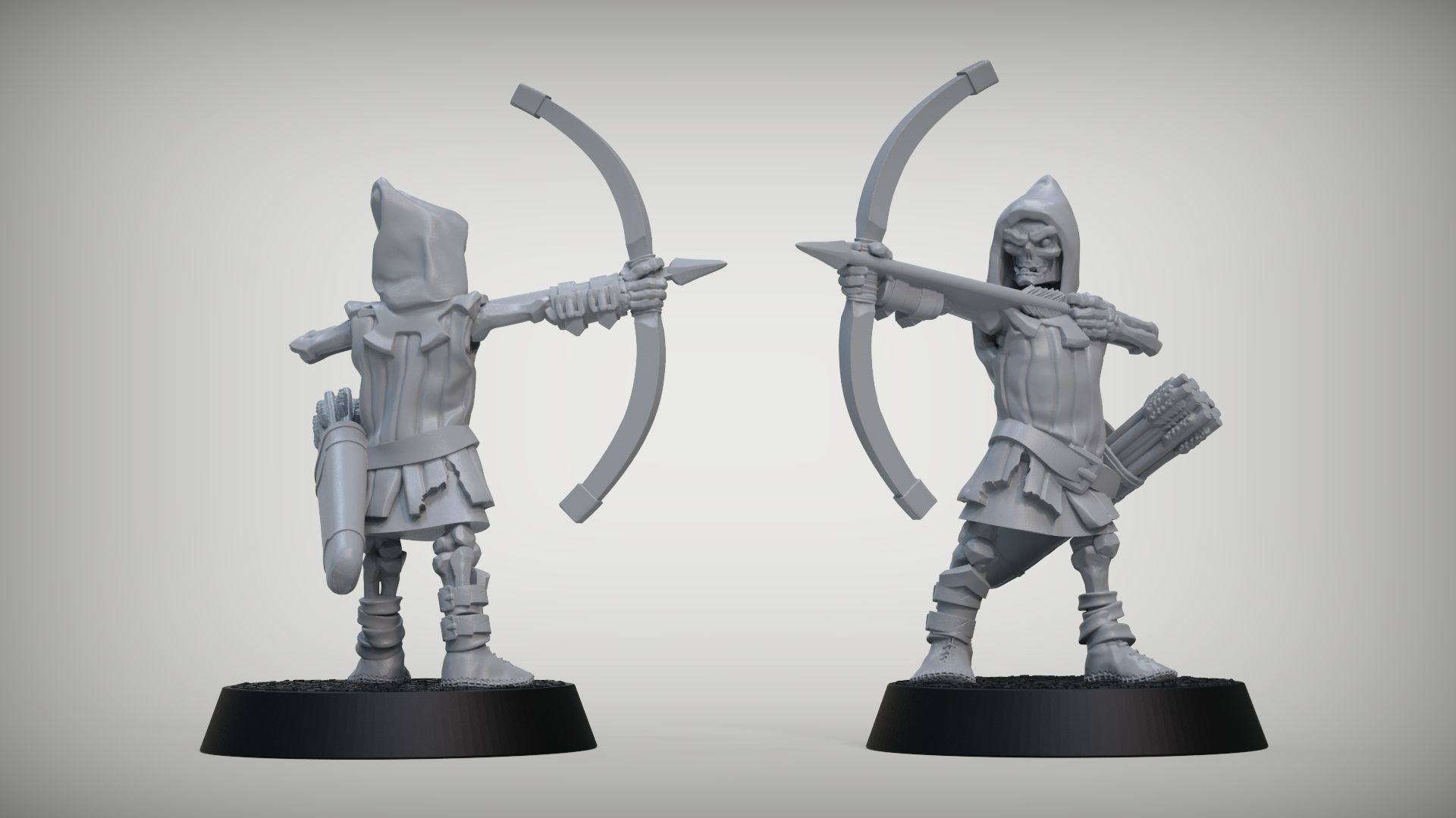 SKELETON ARCHER SQUAD 3D model | CGTrader