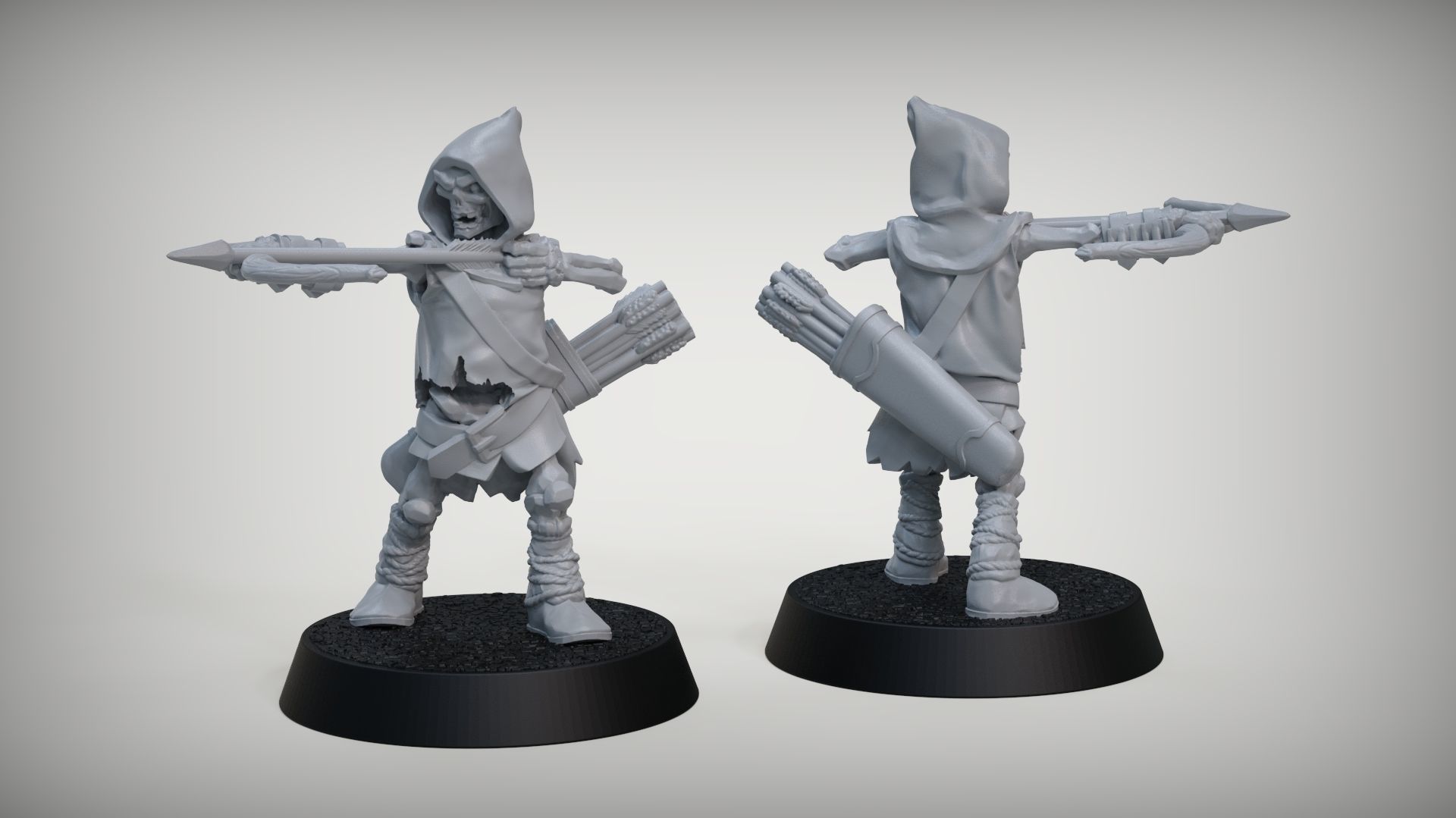 SKELETON ARCHER SQUAD 3D model | CGTrader