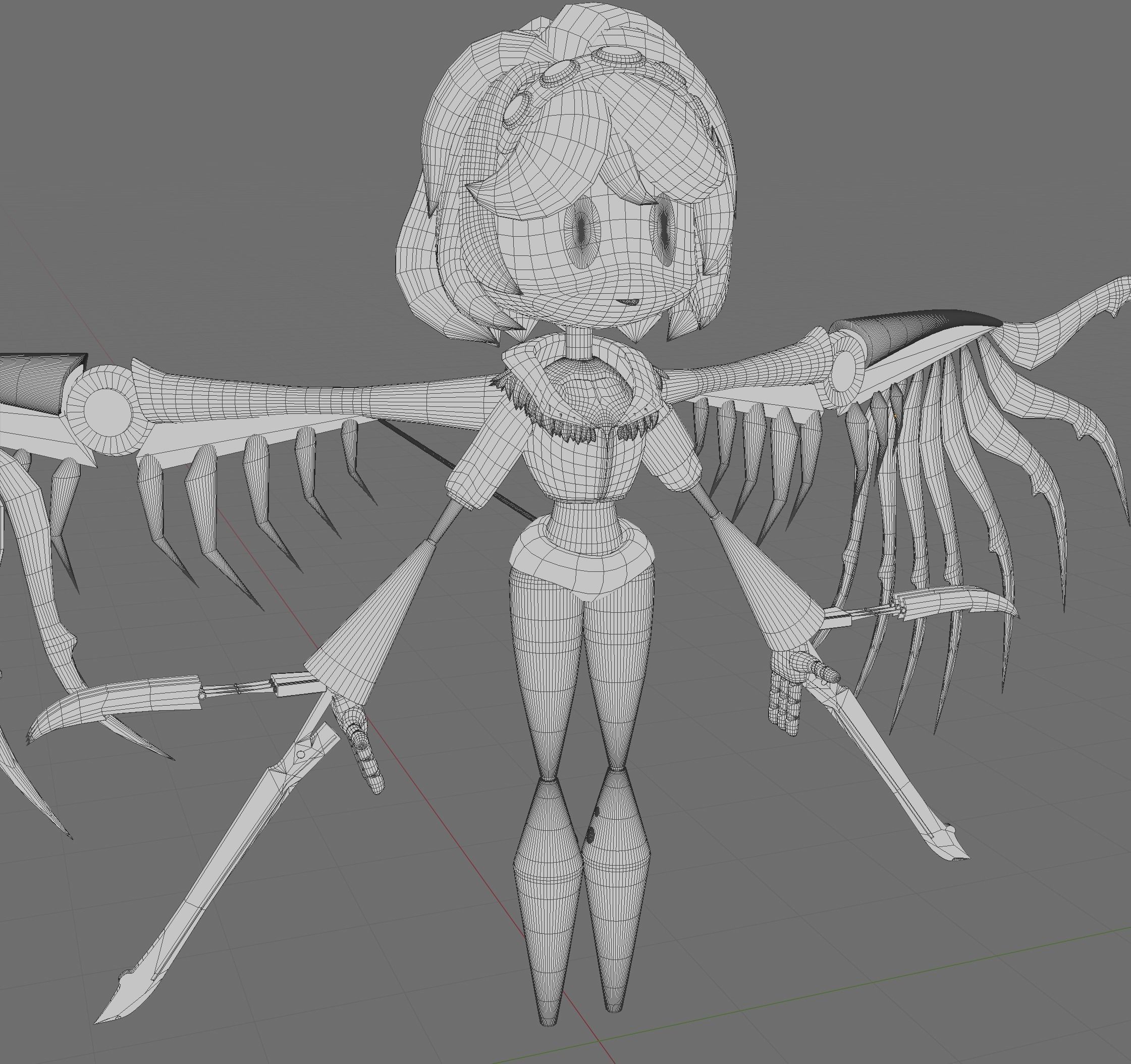 Serial Designation V free 3D model rigged | CGTrader