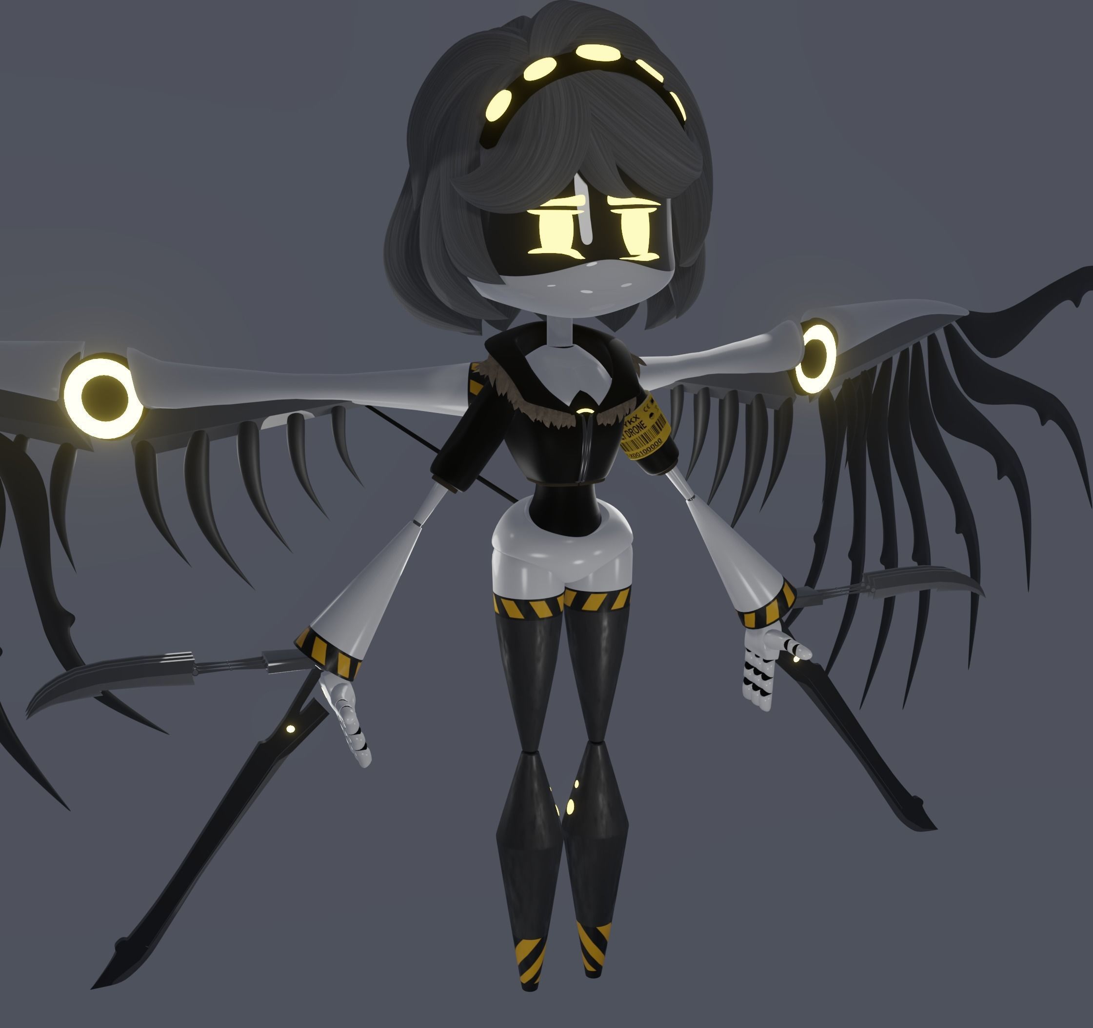 Serial Designation V free 3D model rigged | CGTrader