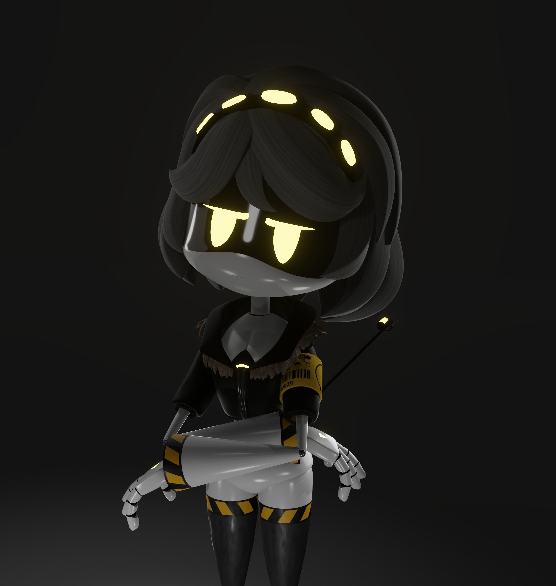 Serial Designation V free 3D model rigged | CGTrader