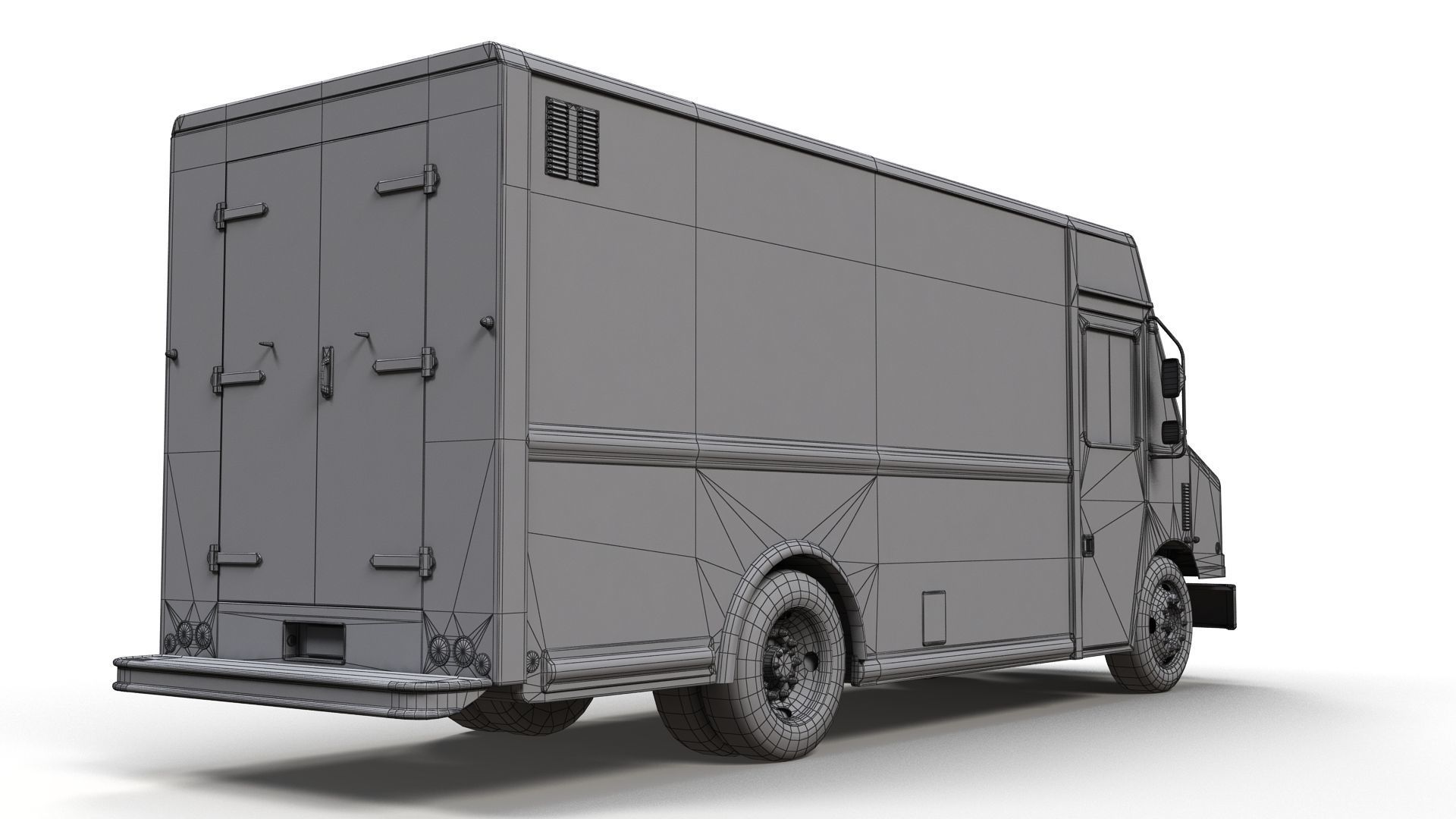 3D model Freightliner MT45 step van VR / AR / low-poly | CGTrader