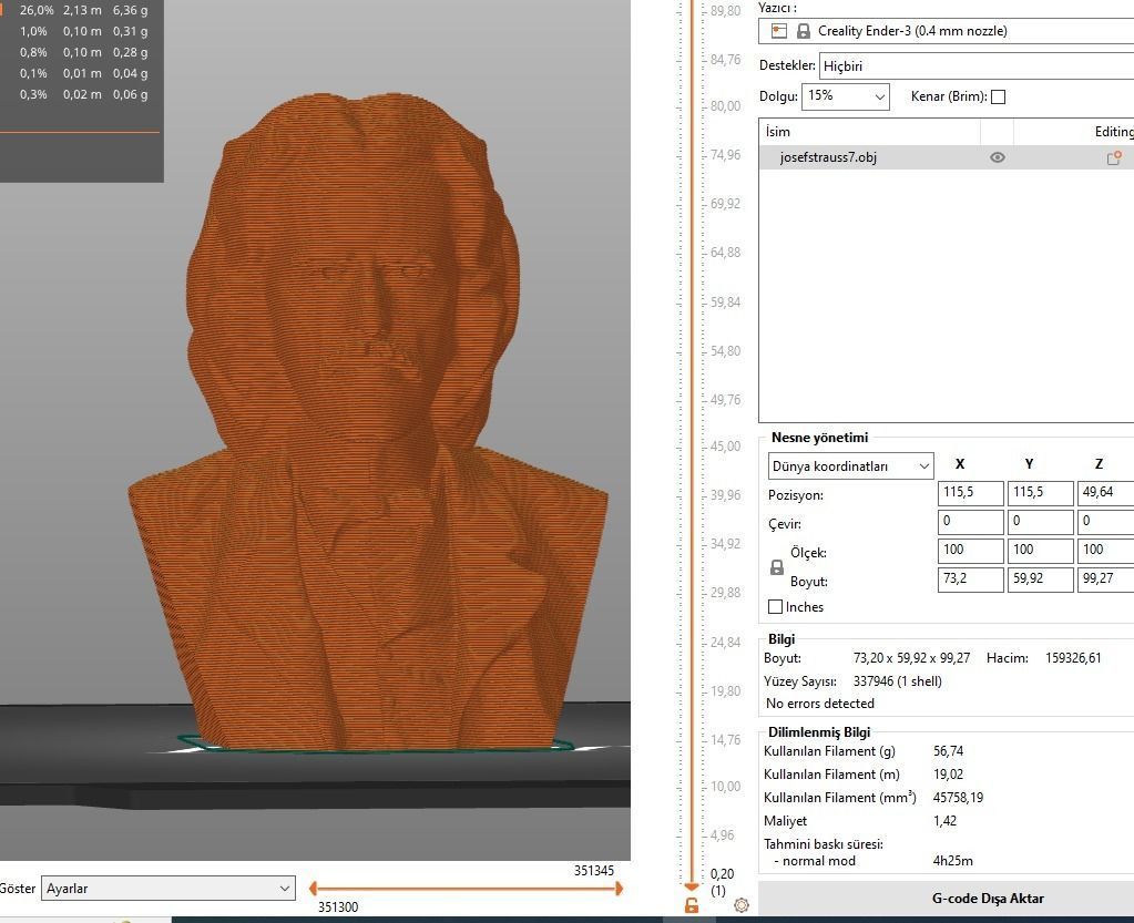 Josef Strauss 3D model 3D printable | CGTrader