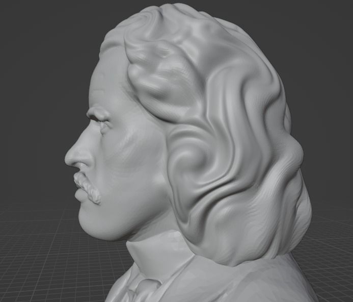 Josef Strauss 3D model 3D printable | CGTrader