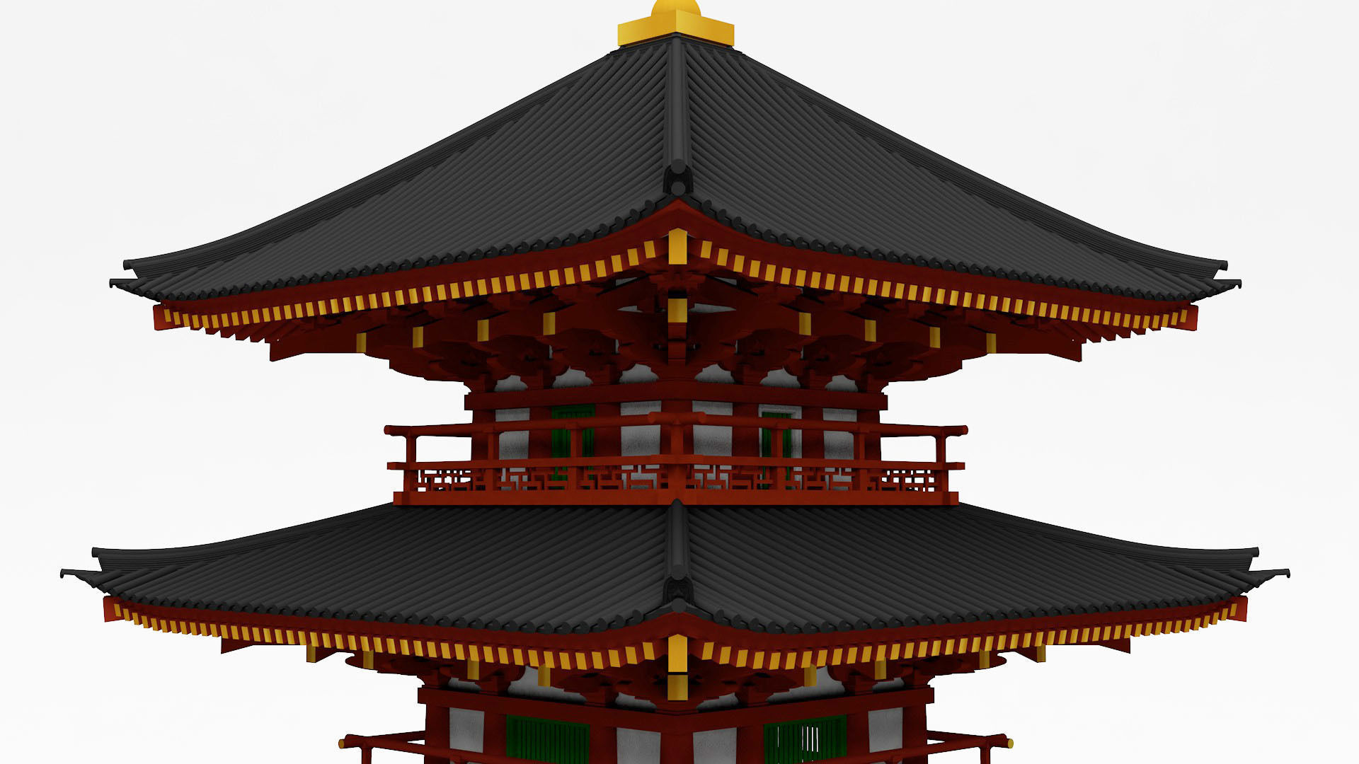 Asian Pagoda 3D model | CGTrader