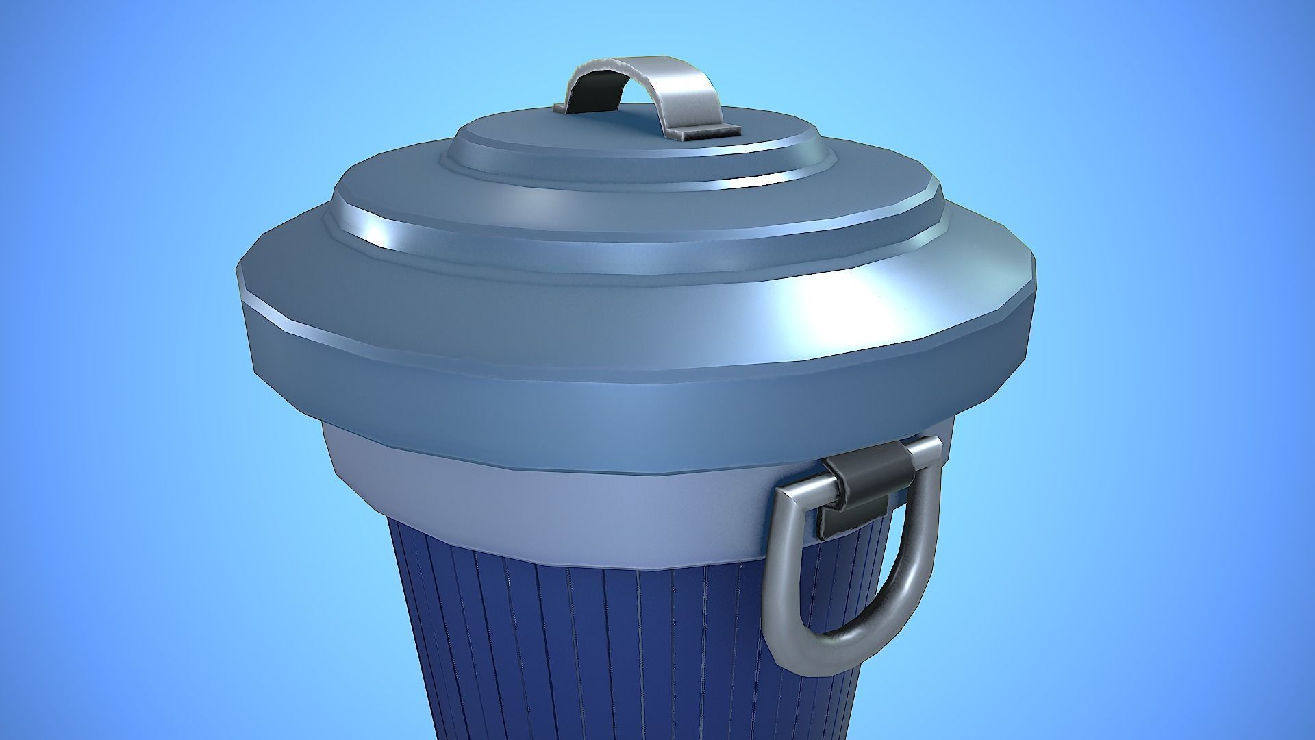 3D model TRASH CAN CARTOON STYLIZED VR / AR / low-poly | CGTrader