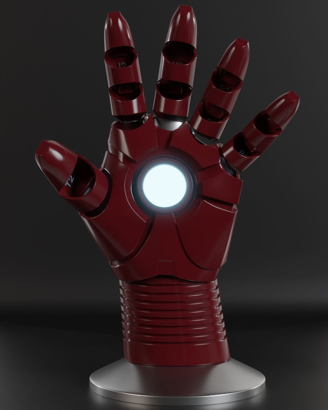 General Use Iron Man Glove 3D model 3D printable | CGTrader
