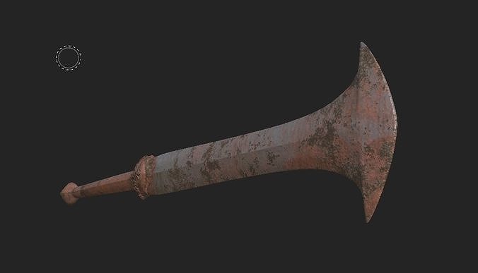 African Sword free VR / AR / low-poly 3D model | CGTrader