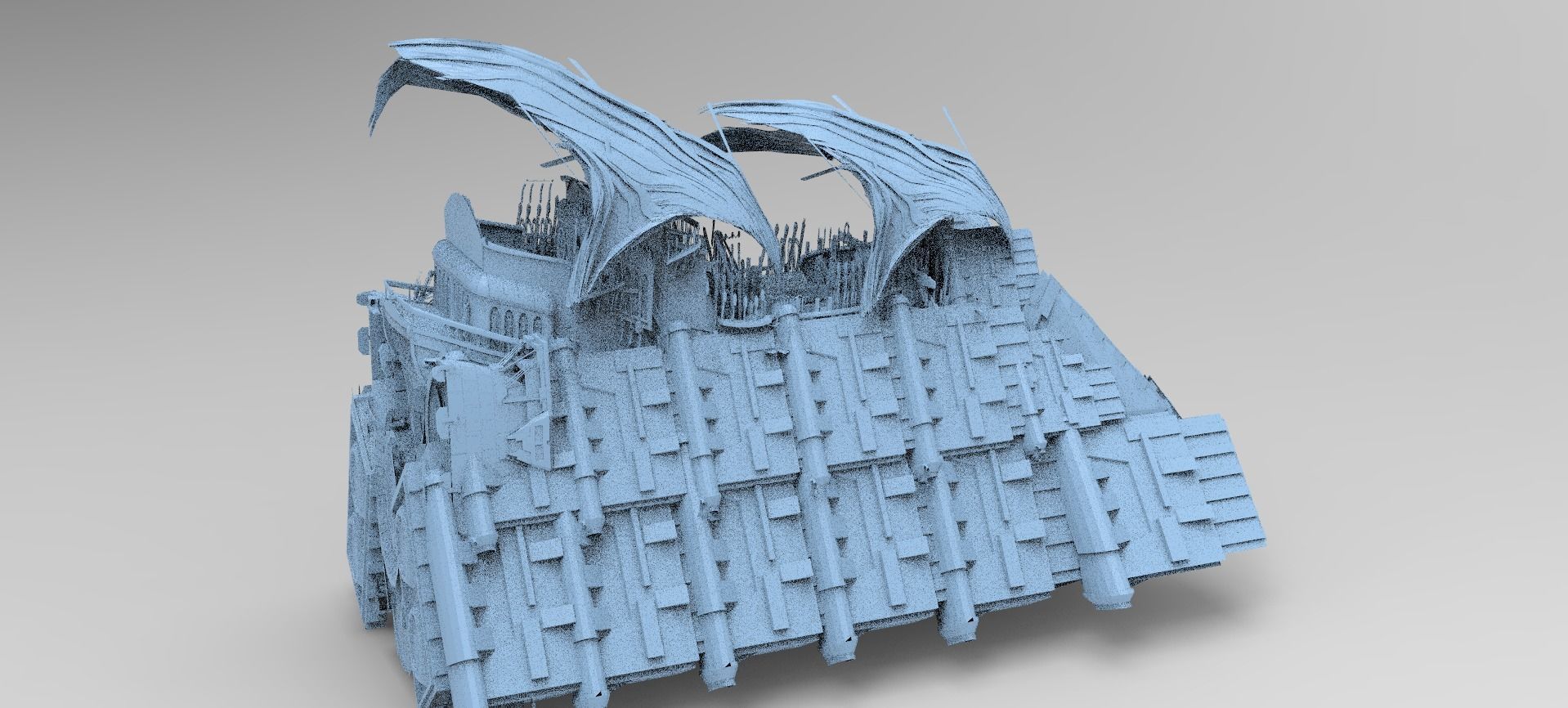 Desert Sail Barge 2 3D model | CGTrader