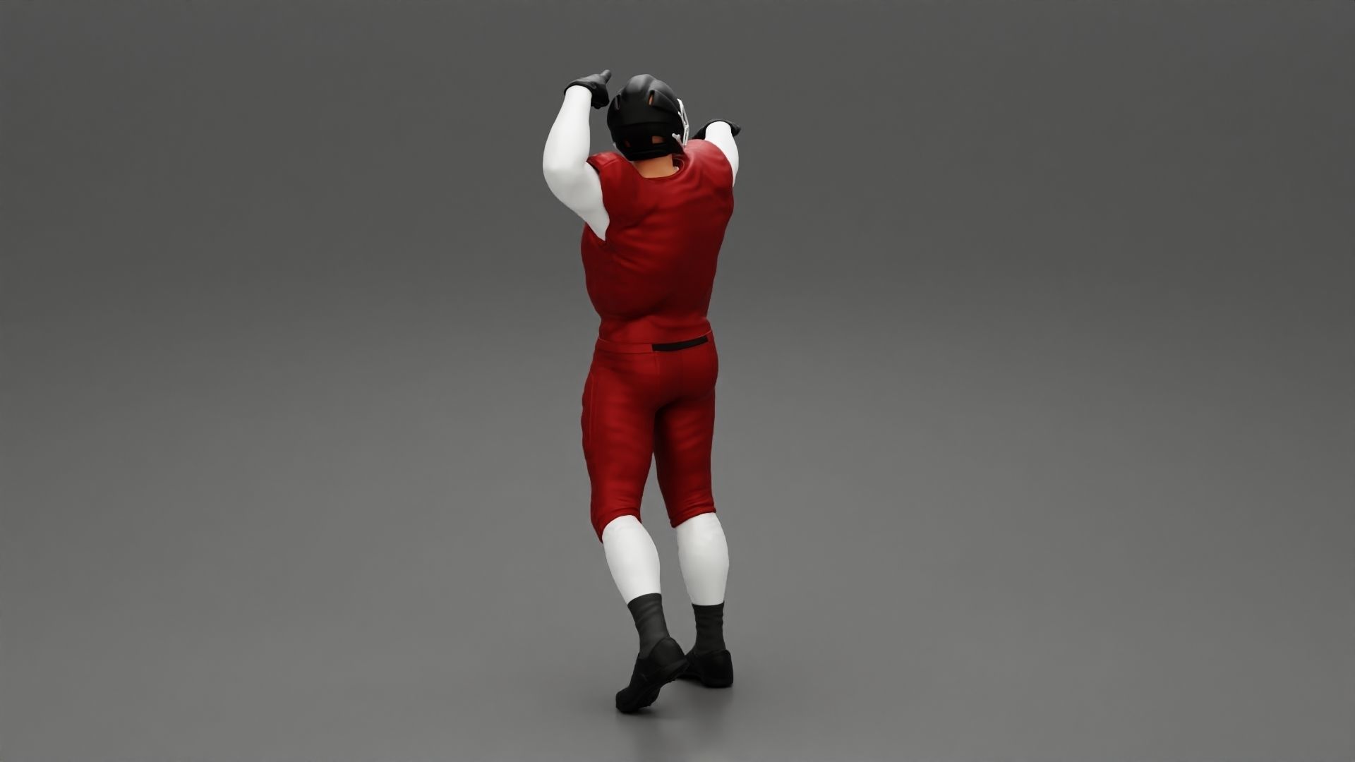 Rugby player celebrates 3D model 3D printable | CGTrader