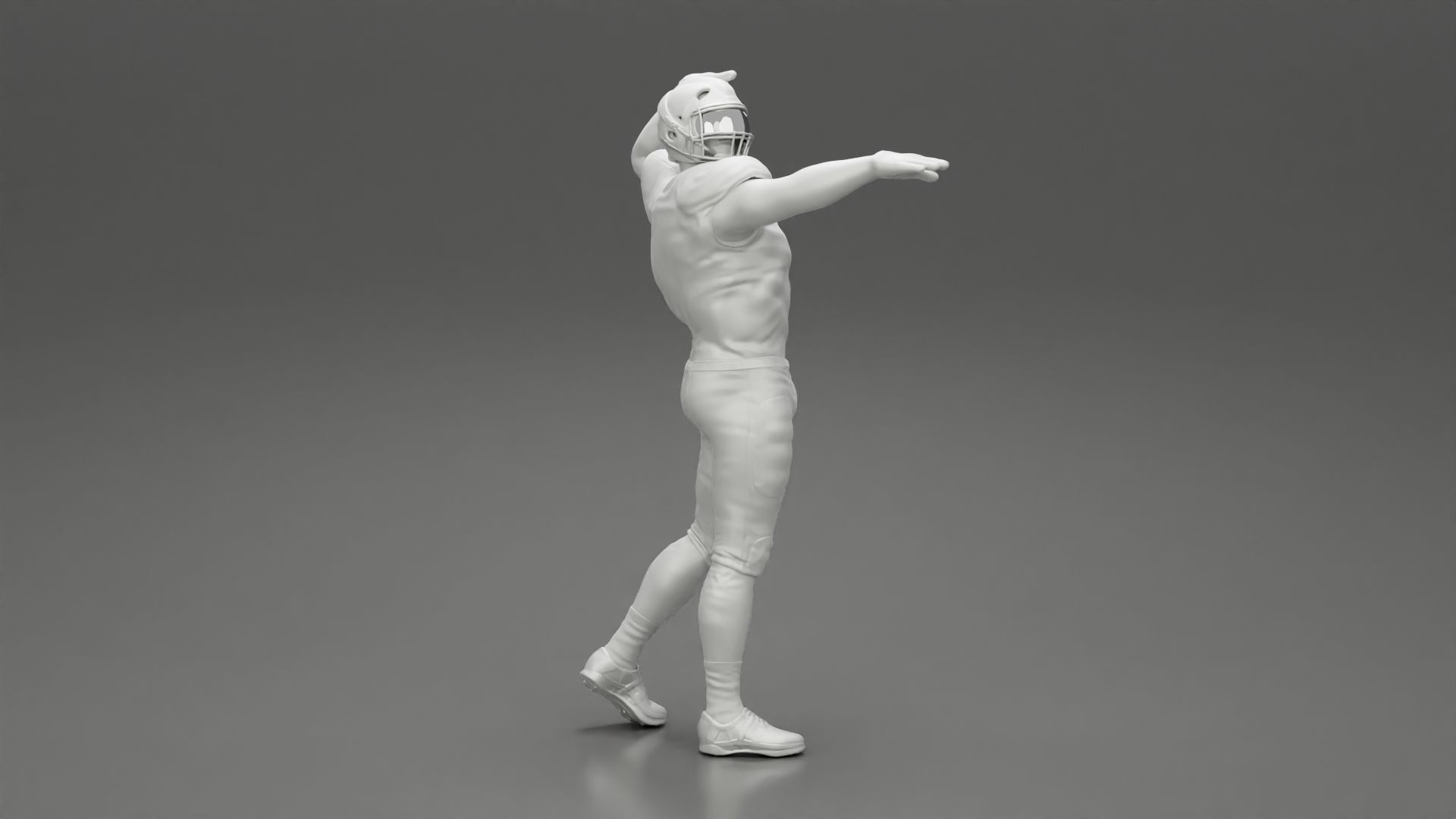 Rugby player celebrates 3D model 3D printable | CGTrader