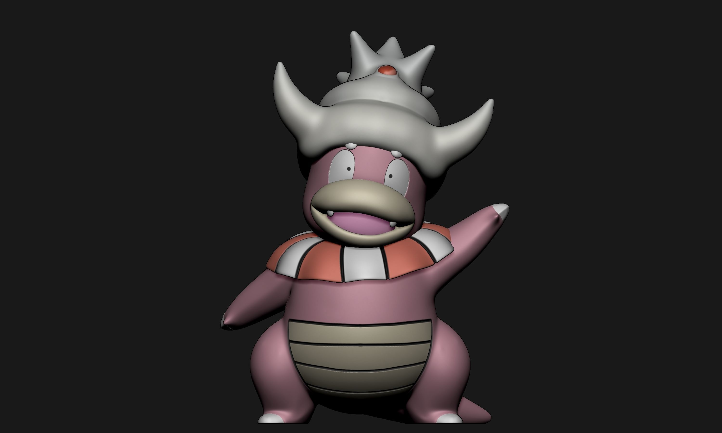 Pokemon - Slowking with 2 poses 3D model 3D printable | CGTrader