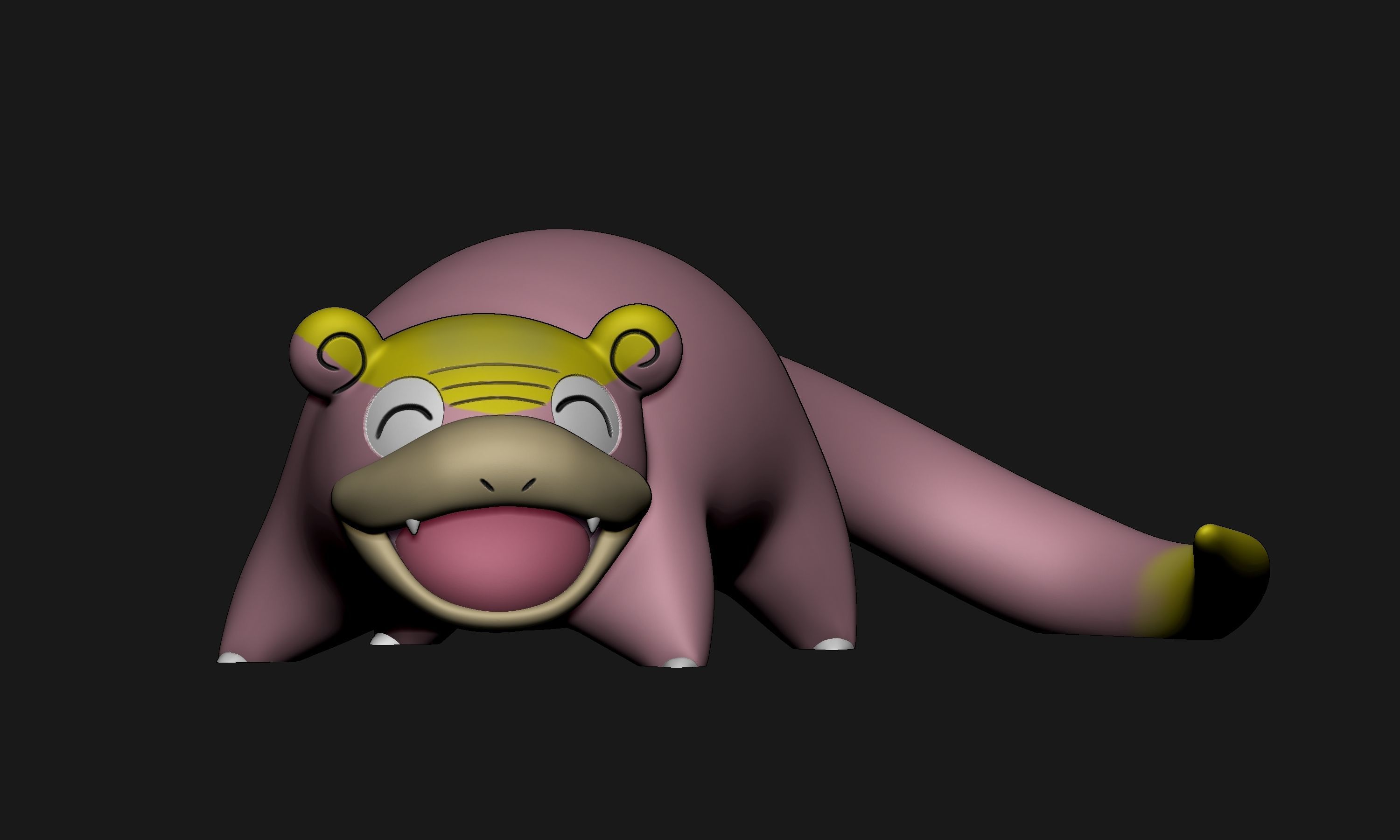 Pokemon - Galarian Slowpoke with 2 poses 3D model 3D printable | CGTrader