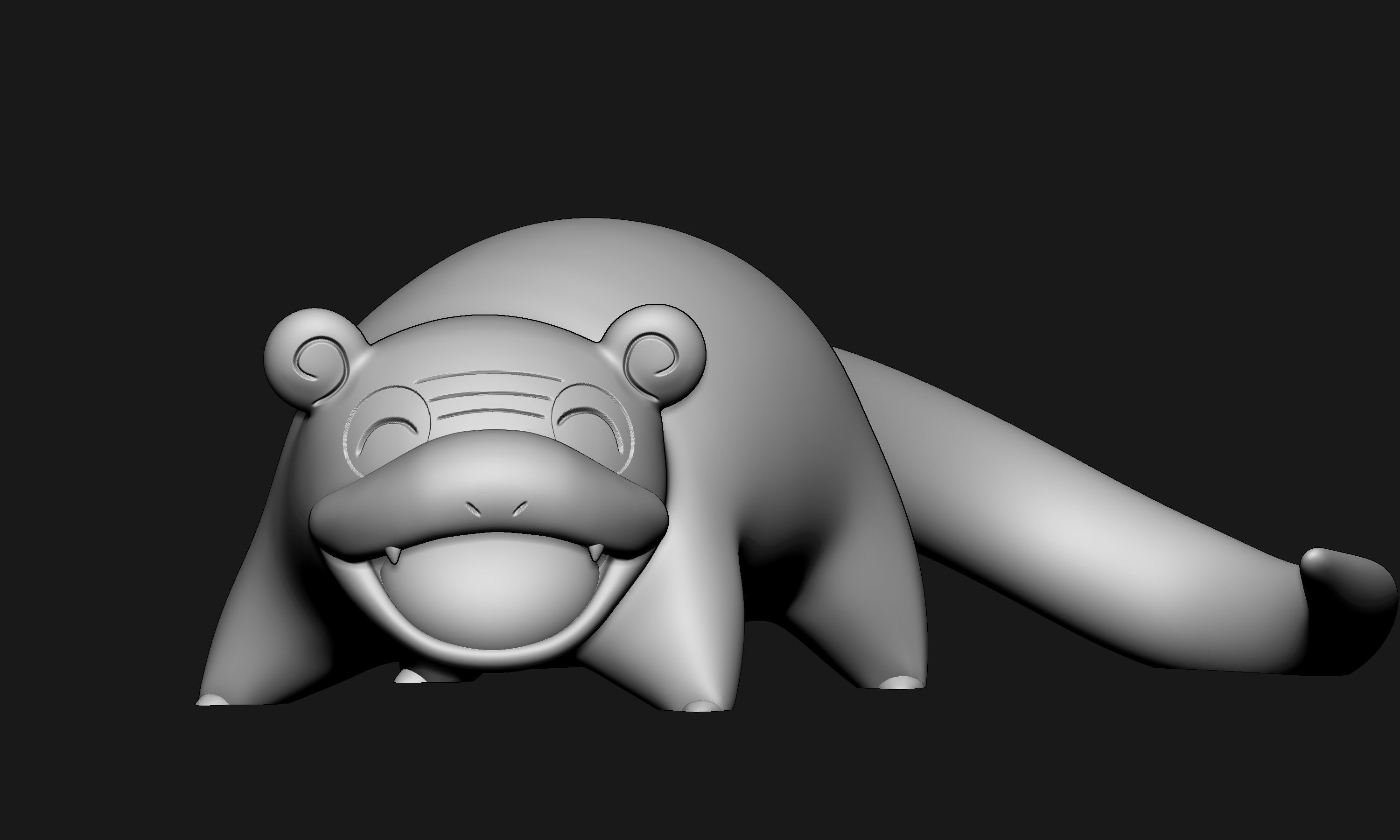 Pokemon - Galarian Slowpoke with 2 poses 3D model 3D printable | CGTrader