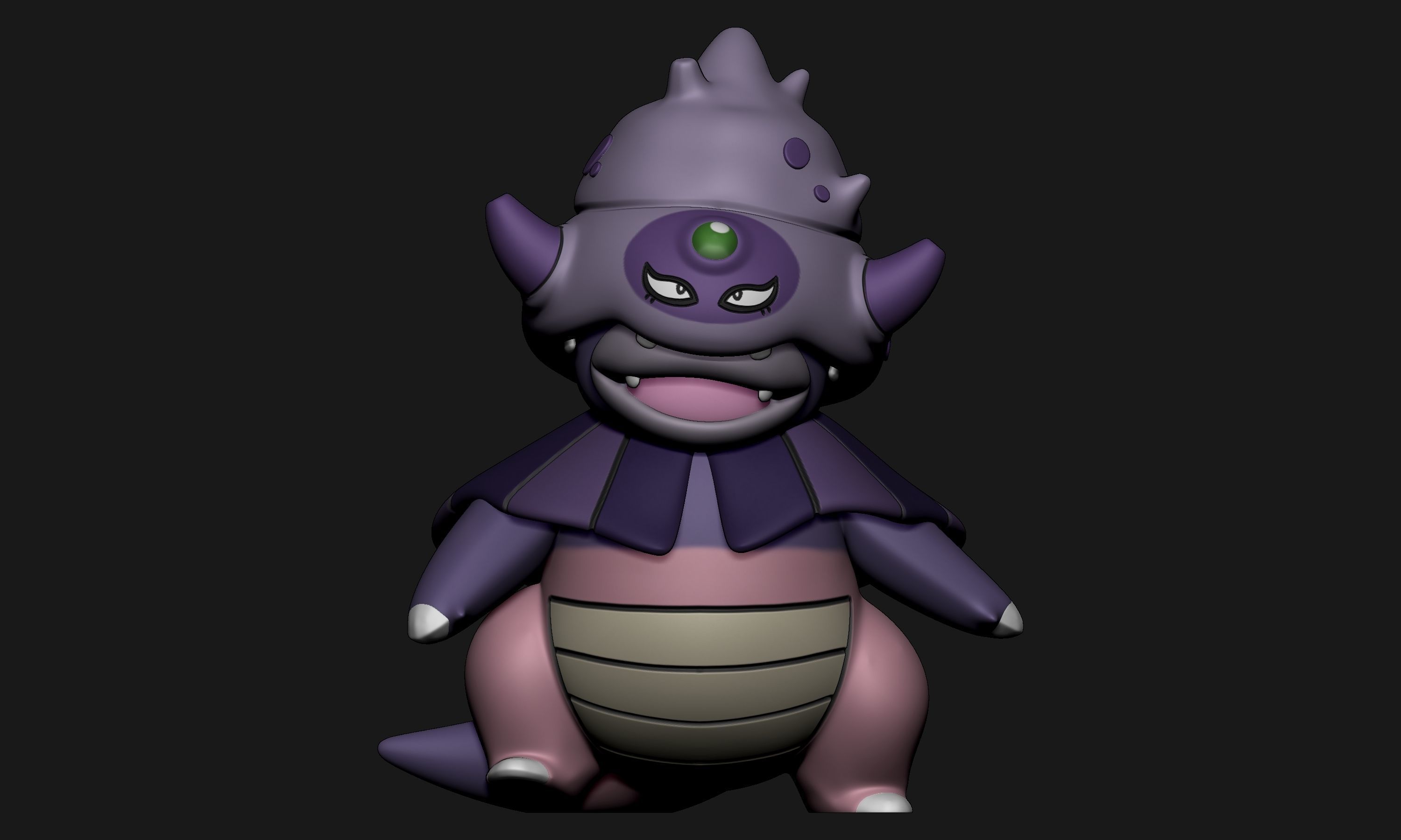 Pokemon - Galarian Slowking with 2 poses 3D model 3D printable | CGTrader