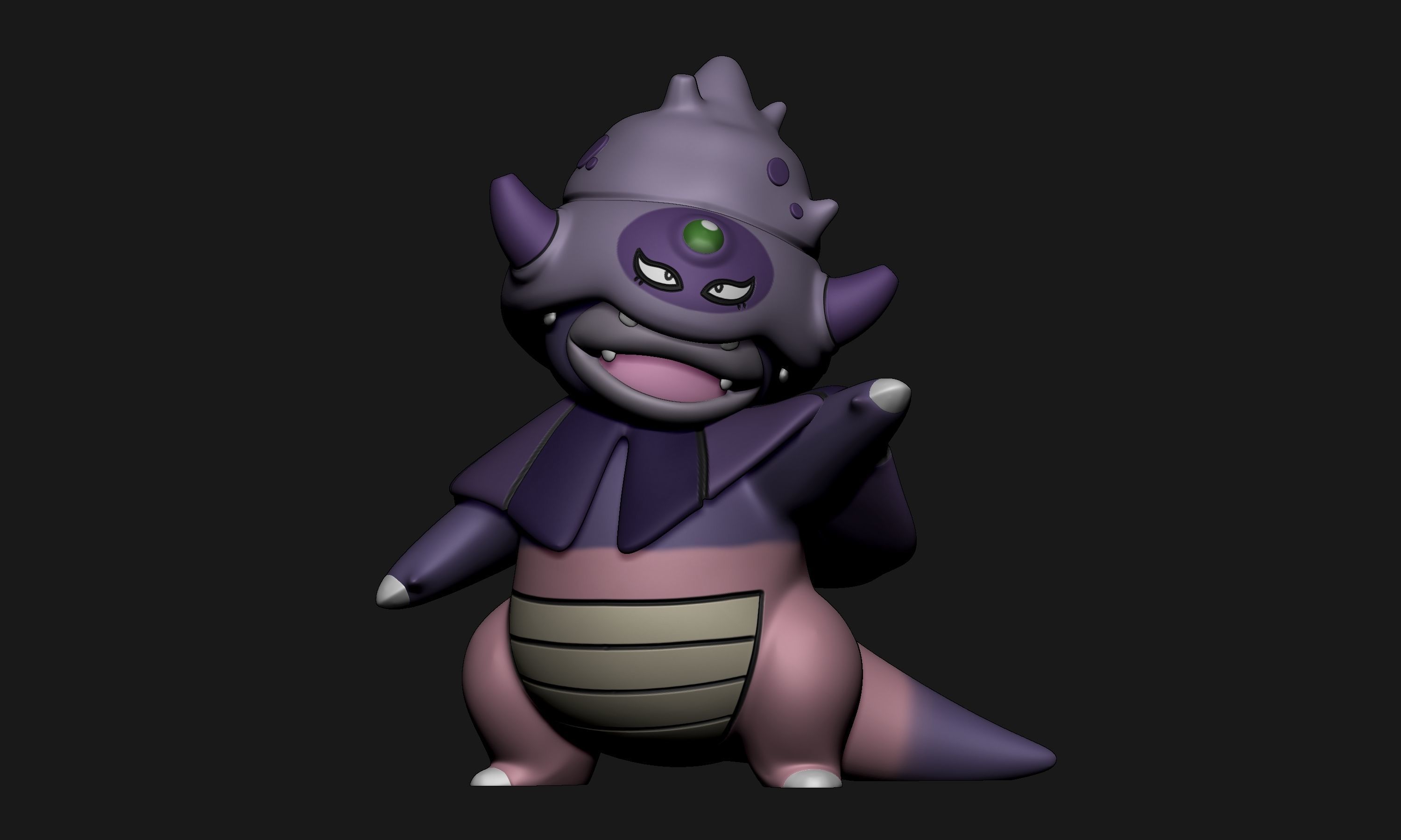 Pokemon - Galarian Slowking with 2 poses 3D model 3D printable | CGTrader
